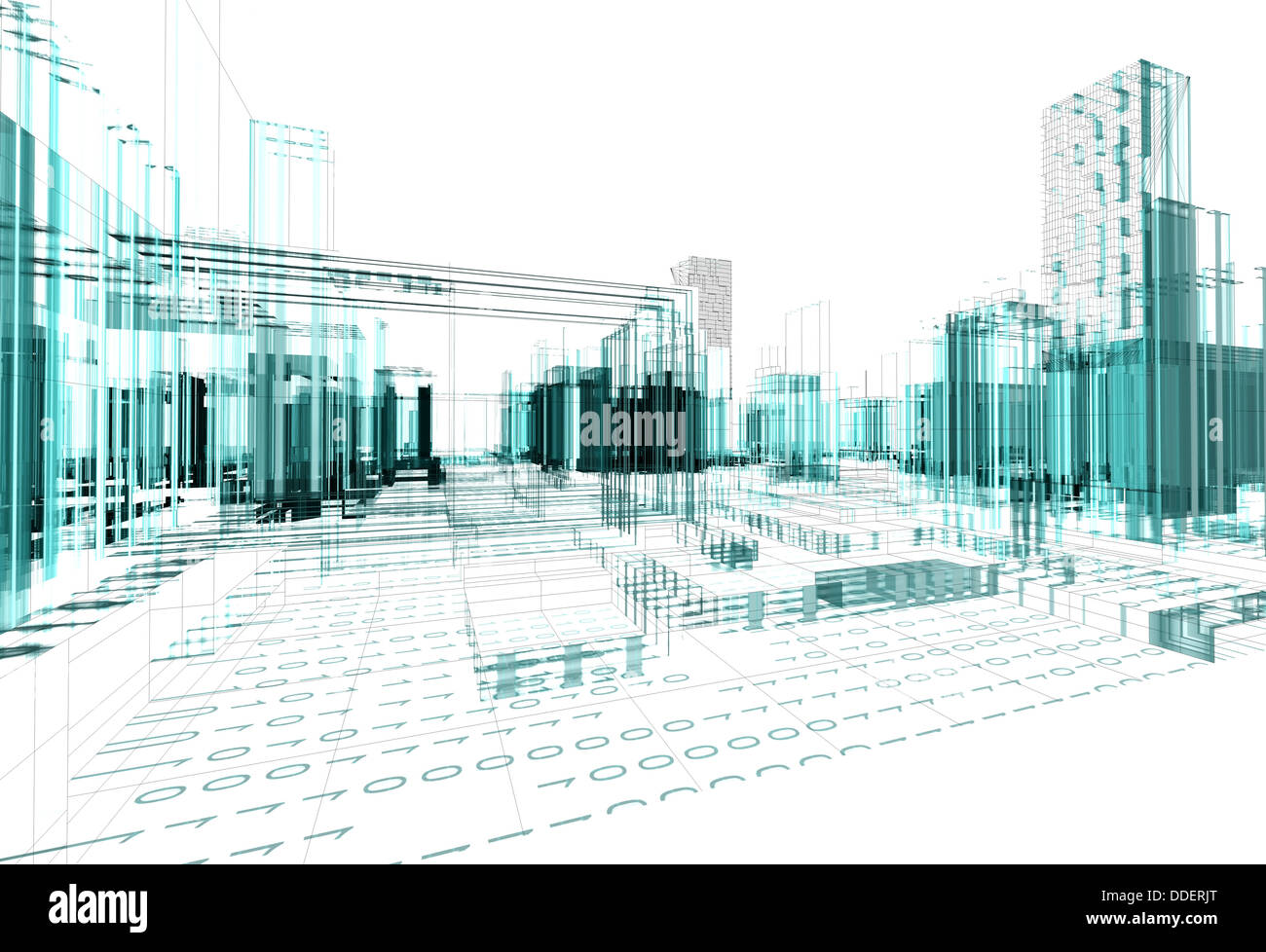 Architectural abstract drawing hi-res stock photography and images - Alamy