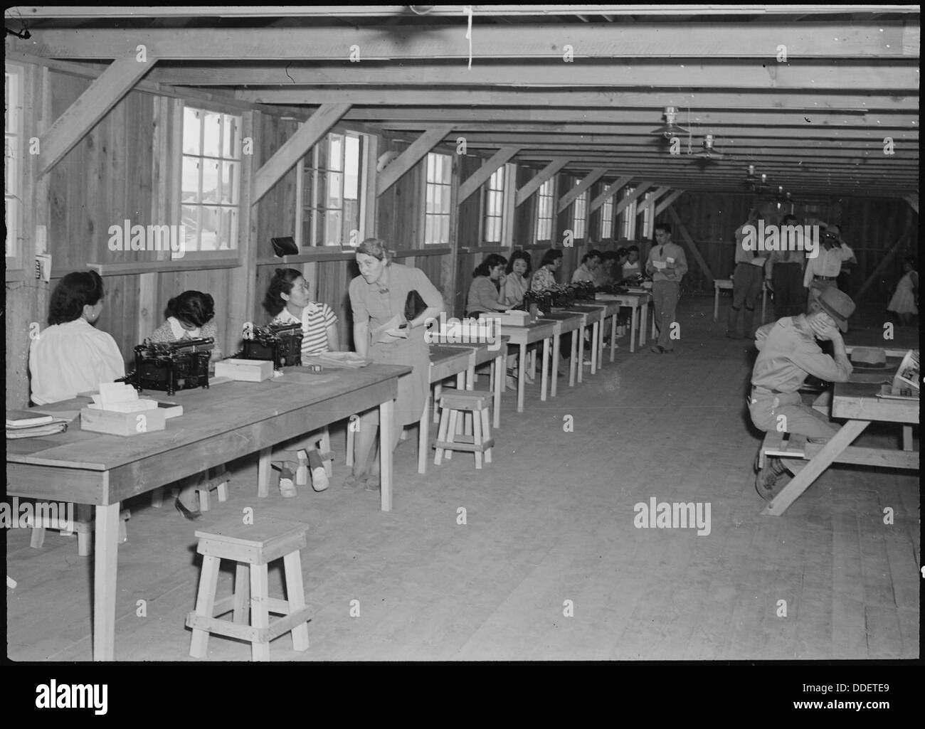 In Poston, Arizona, during World War II, a group of evacuee girls was ...