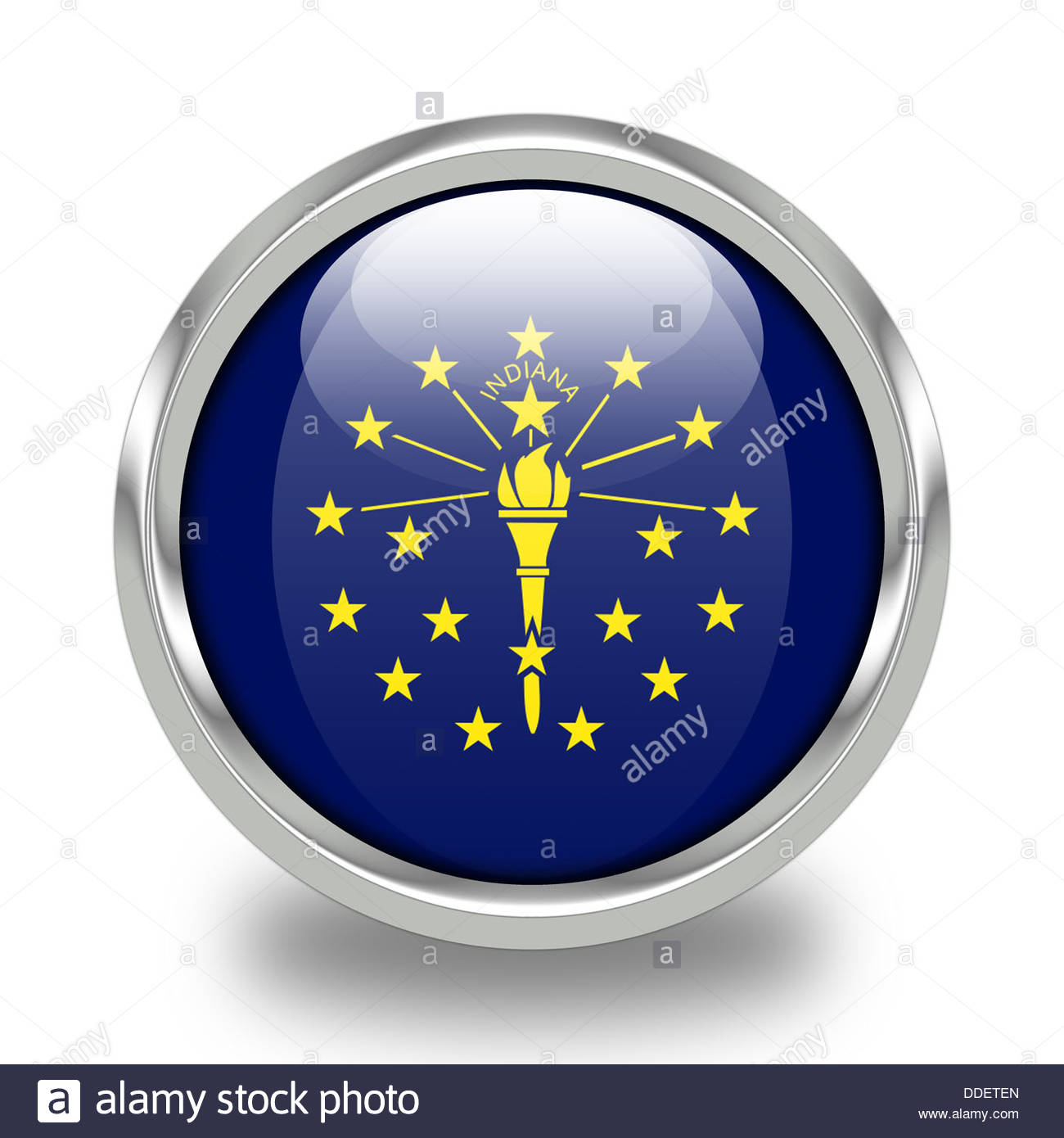 Indiana Logo Symbol Icon Flag Stock Photos & Indiana Logo Symbol Icon ...