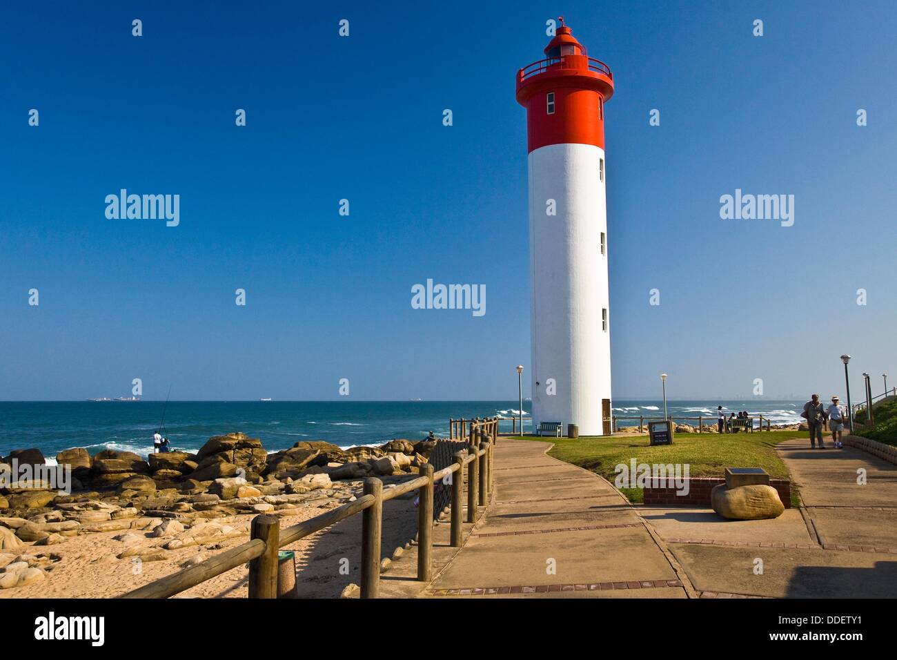 Lighthouse in durban umhlanga south hi-res stock photography and images ...