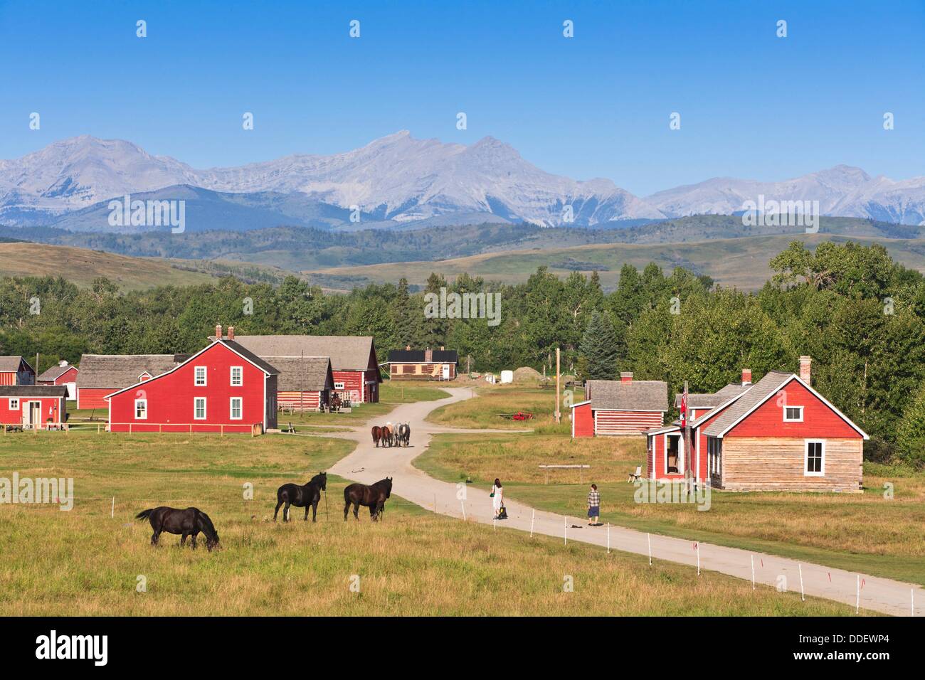 Bar U Ranch Alberta Stock Photos & Bar U Ranch Alberta Stock Images - Alamy
