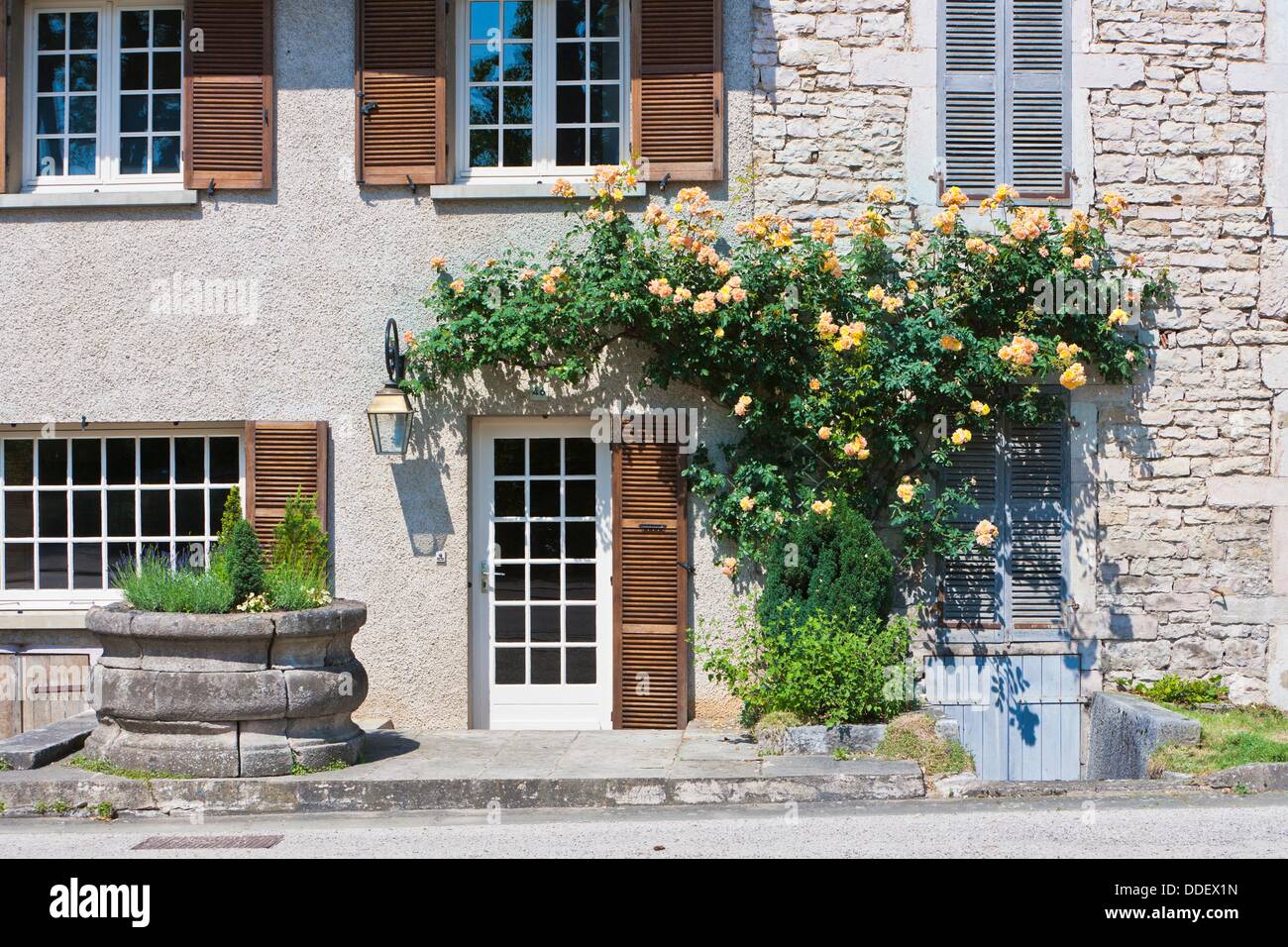 Rambling roses architecture hi-res stock photography and images - Alamy