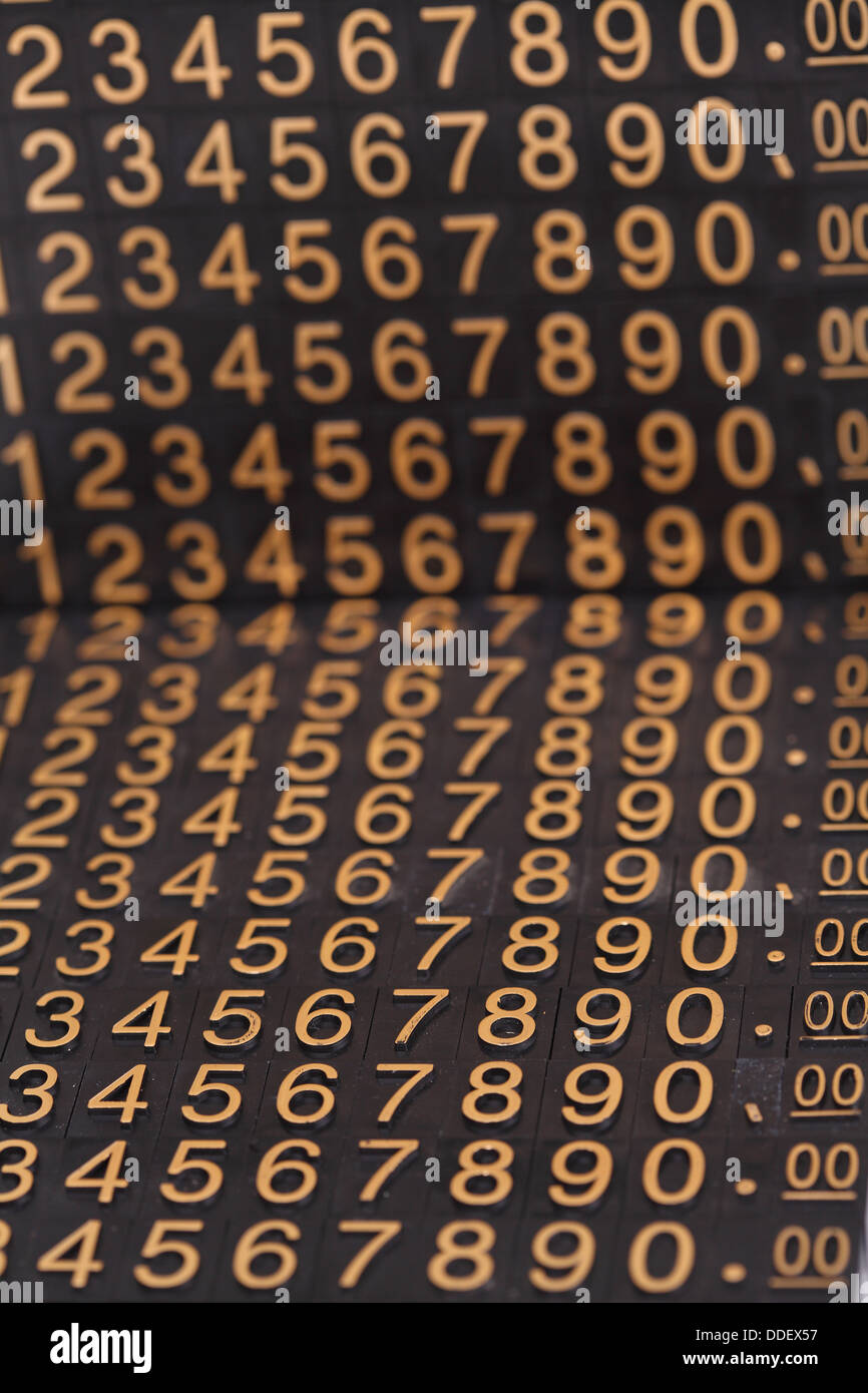 Number currency symbols high hi-res stock photography and images - Alamy