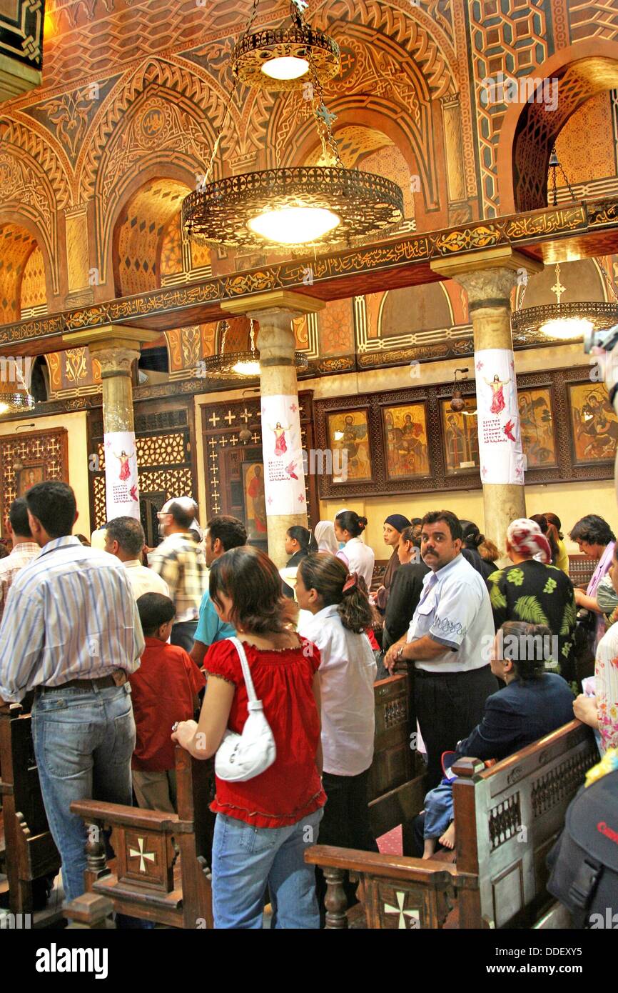 Marble pulpit inside hanging church hi-res stock photography and images ...