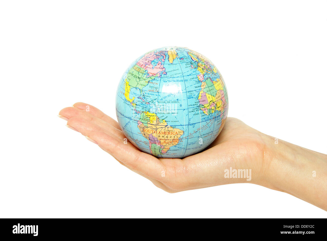 Save earth globe Cut Out Stock Images & Pictures - Alamy
