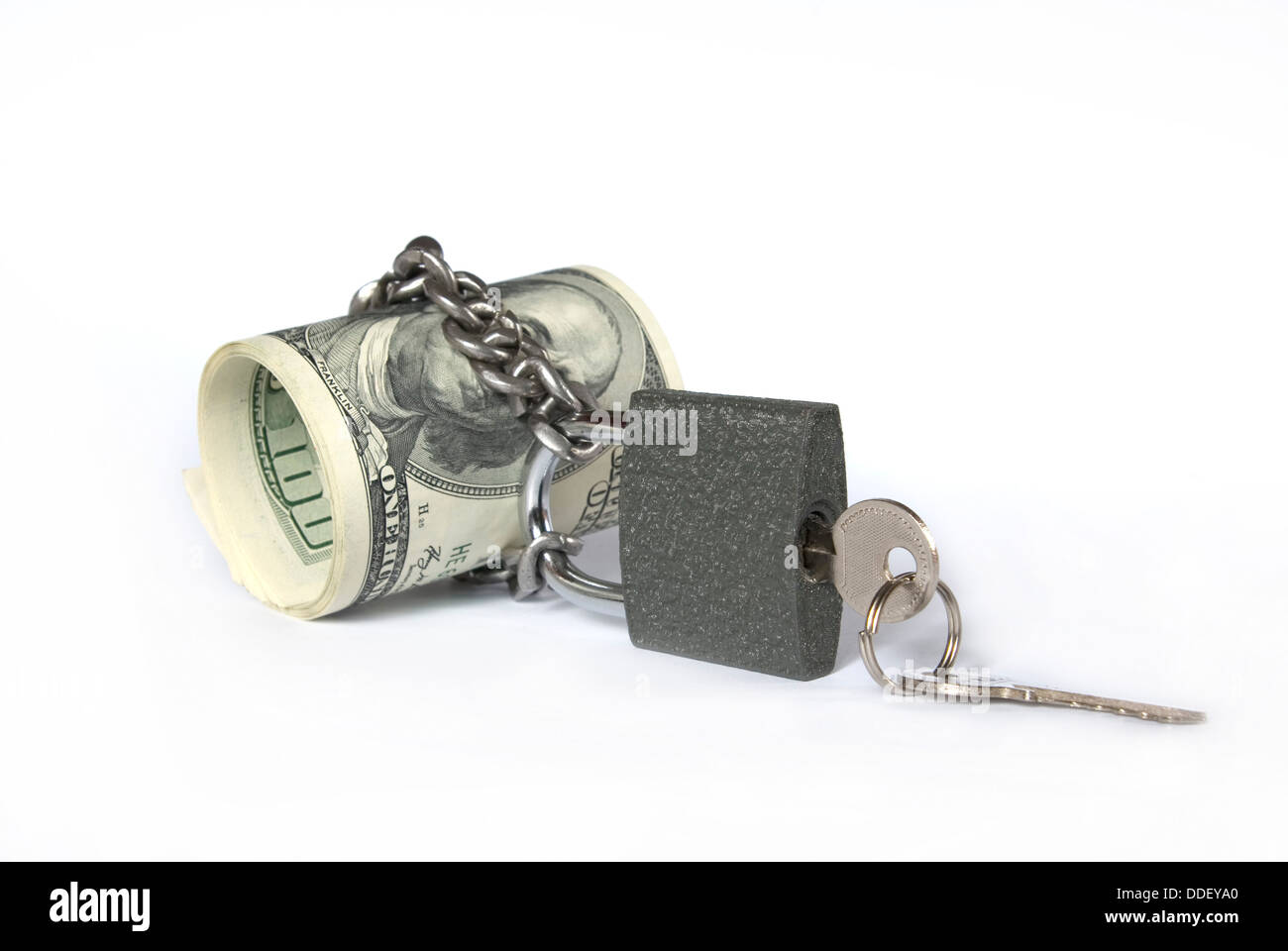 dollars in chain Stock Photo - Alamy