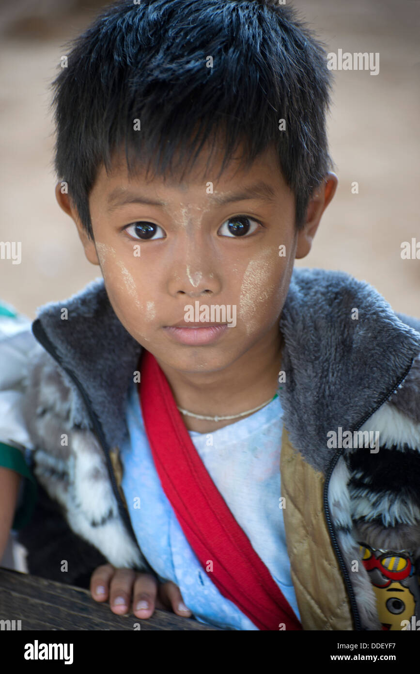 Portrait of a Burmese boy Mandalay Myanmar Stock Photo - Alamy