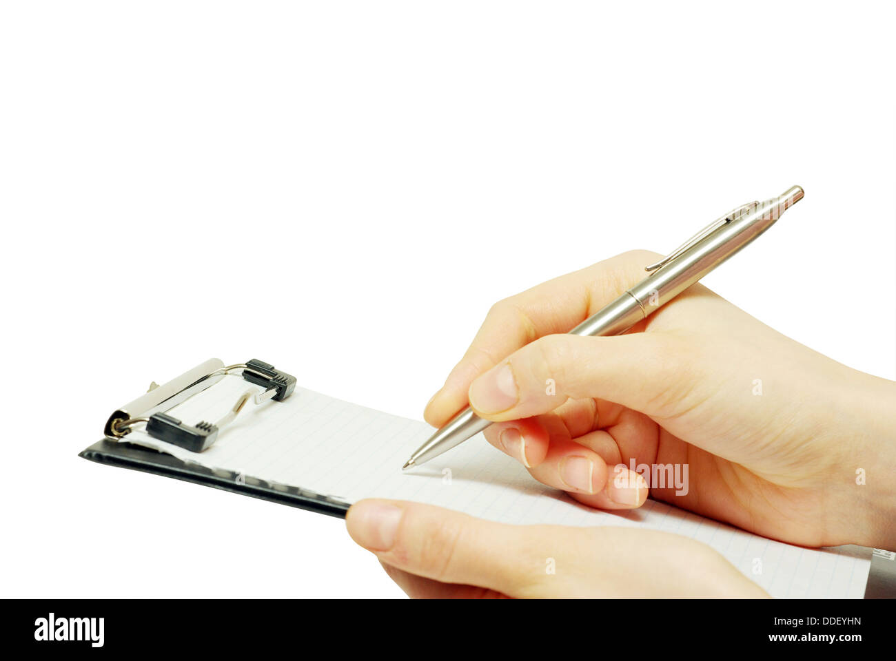 Ink pen writing girl hi-res stock photography and images - Alamy