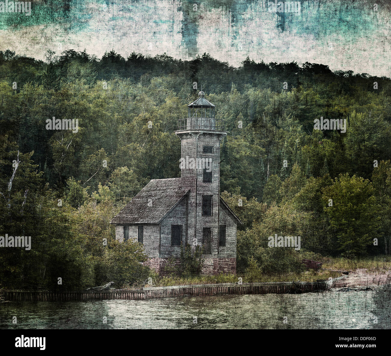 Vintage old lighthouse hi-res stock photography and images - Alamy