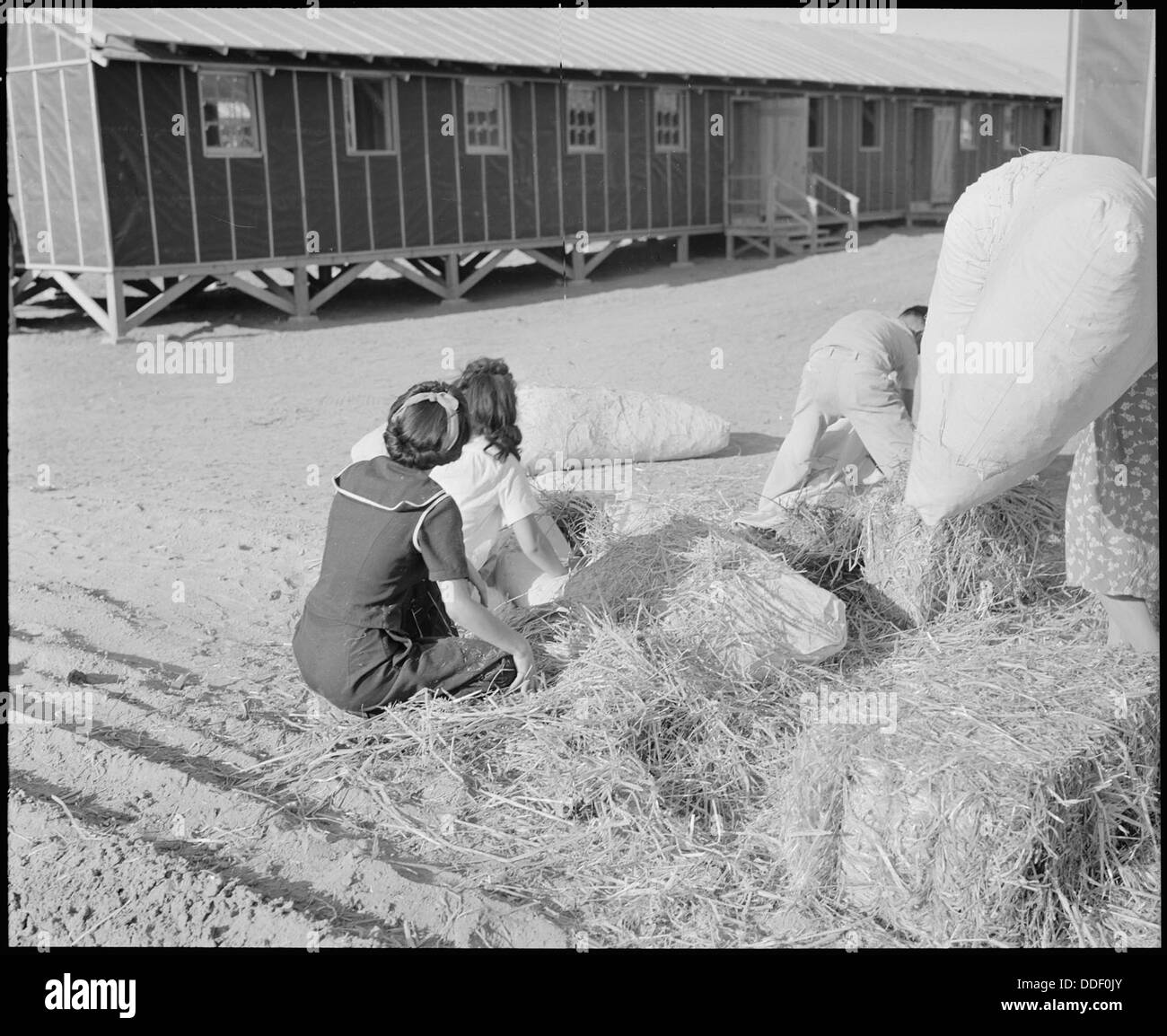Mattress camps Black and White Stock Photos & Images - Alamy