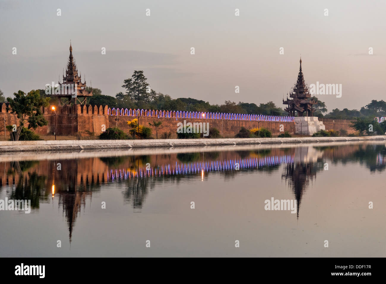 Mandalay Fort Myanmar Stock Photo - Alamy