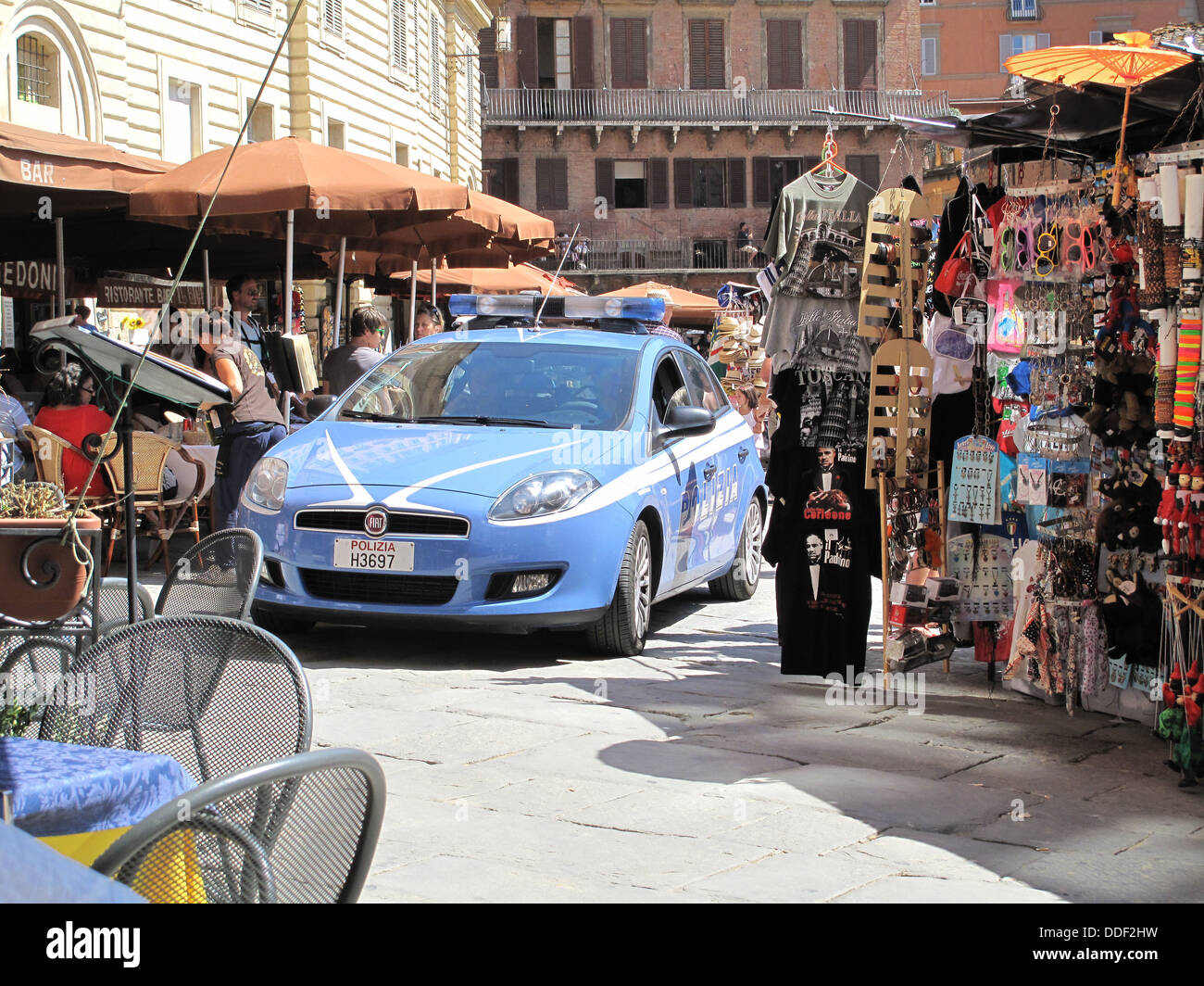 Italian police car fiat police hi-res stock photography and images - Alamy