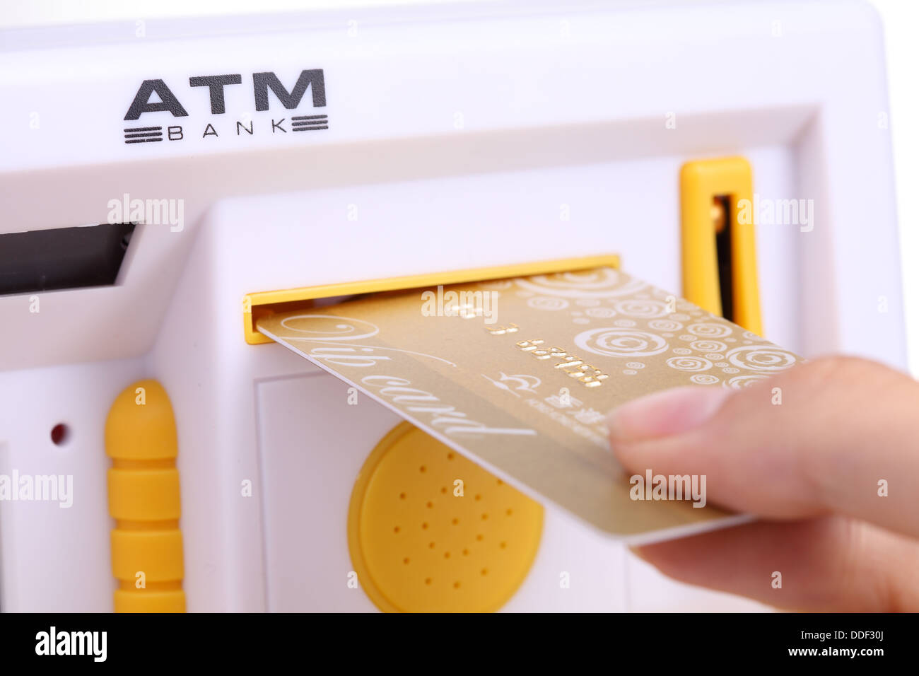 Hand inserting bank card hi-res stock photography and images - Alamy