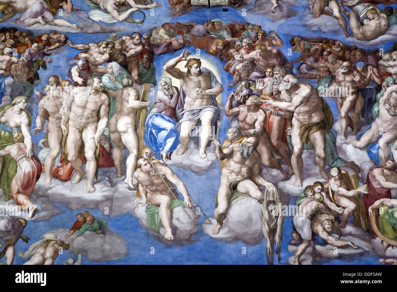 Sistine Chapel Last Judgement High Resolution