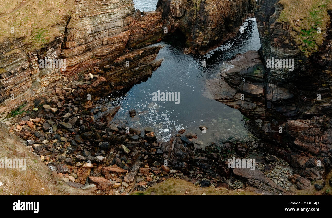 The Brough of Deerness cliffs Orkney Island Stock Photo - Alamy