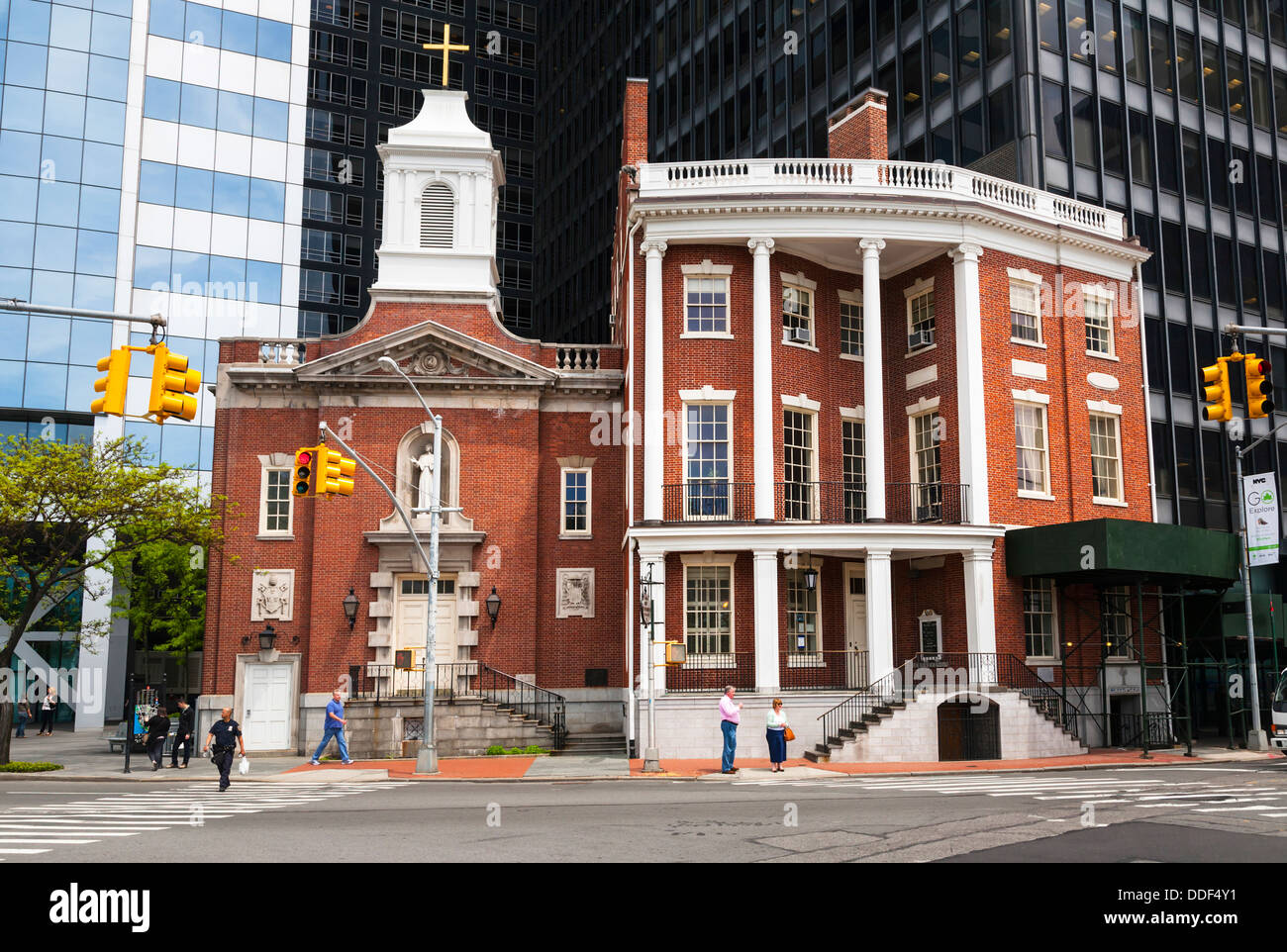 The shrine of saint elizabeth ann seton and the hi-res stock ...