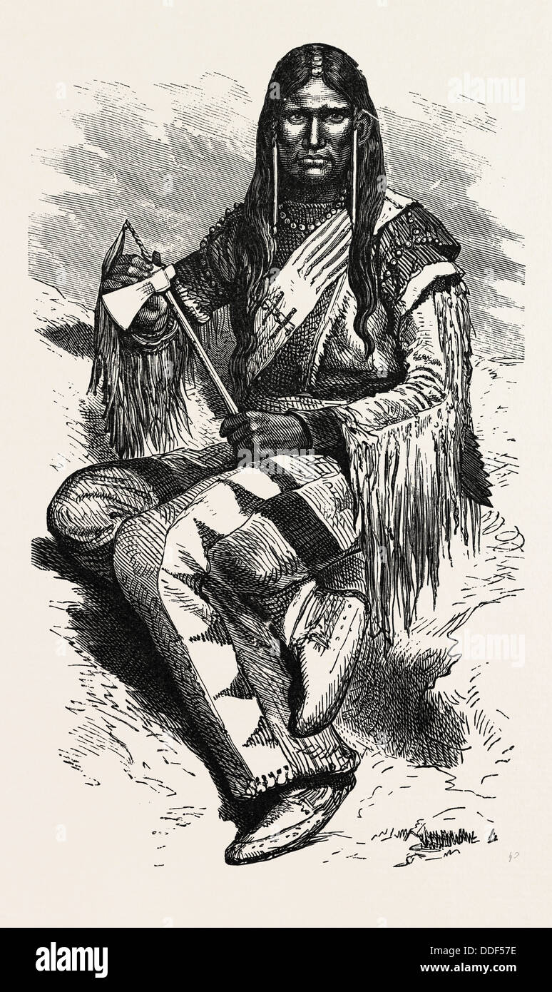 WARRIOR OF BLOOD INDIAN TRIBE Stock Photo - Alamy