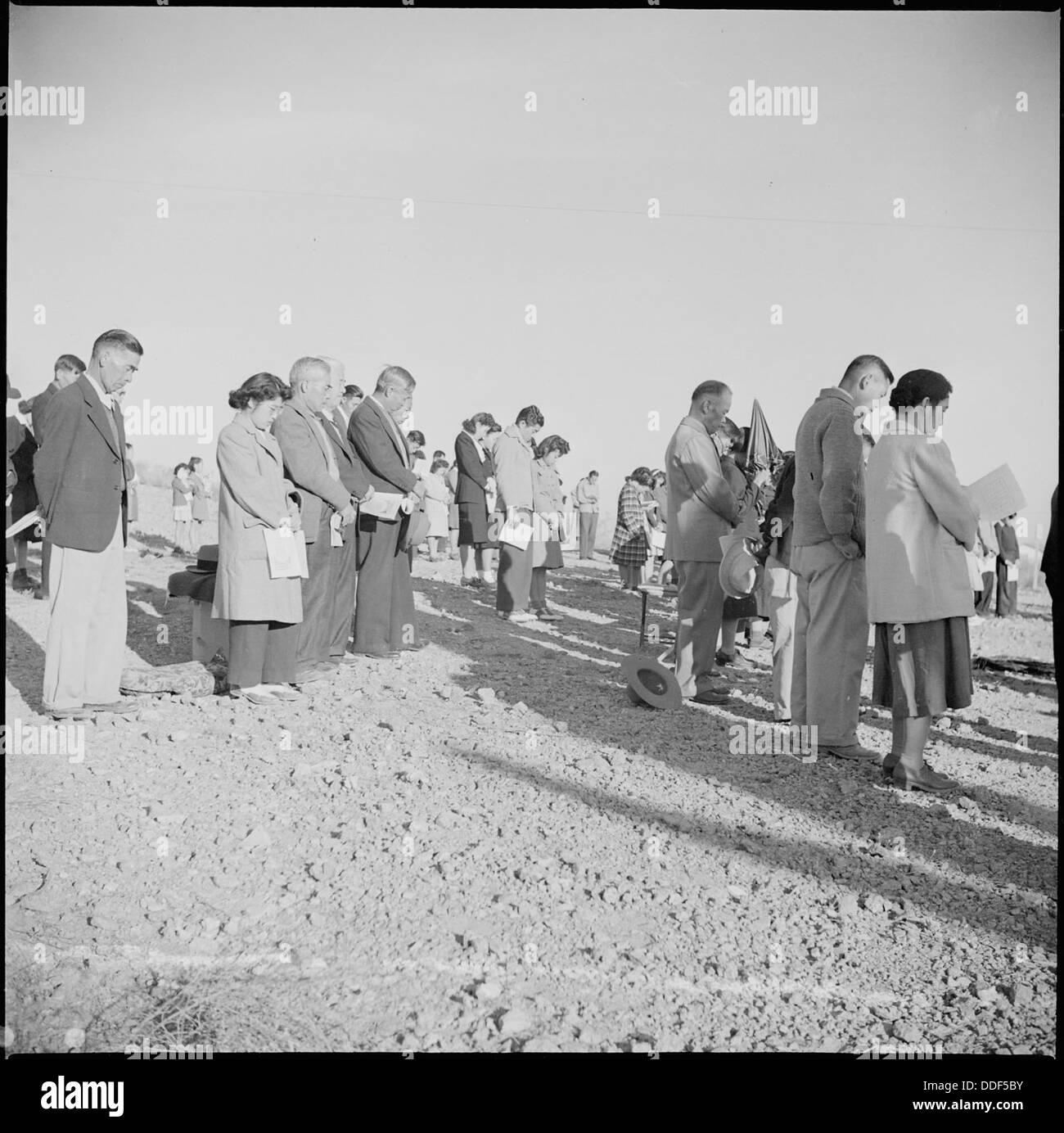 Christian sunrise services were held at the Gila River Relocation ...