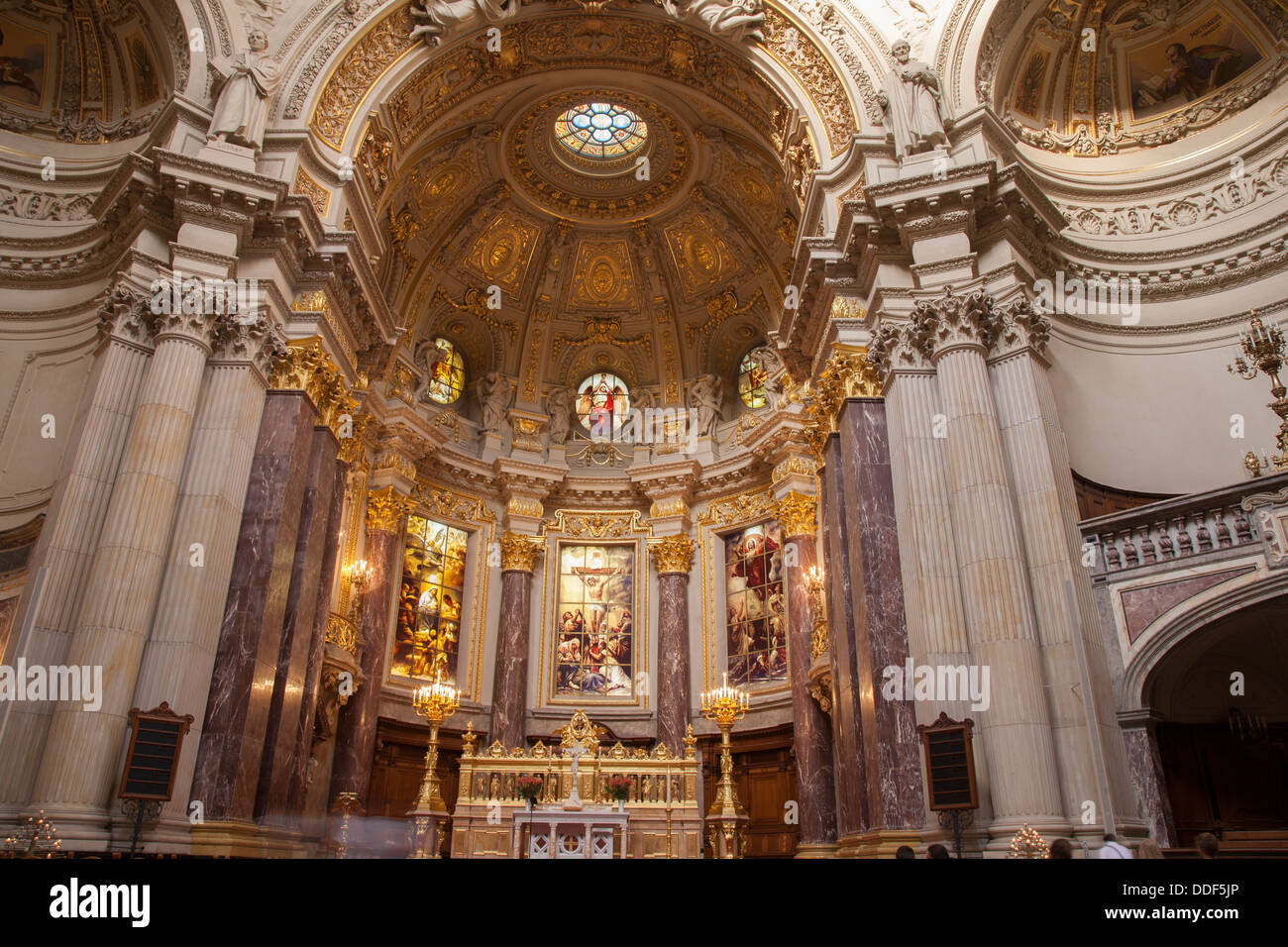 Altar of Berliner Dom Cathedral Church; Berlin; Germany Stock Photo - Alamy