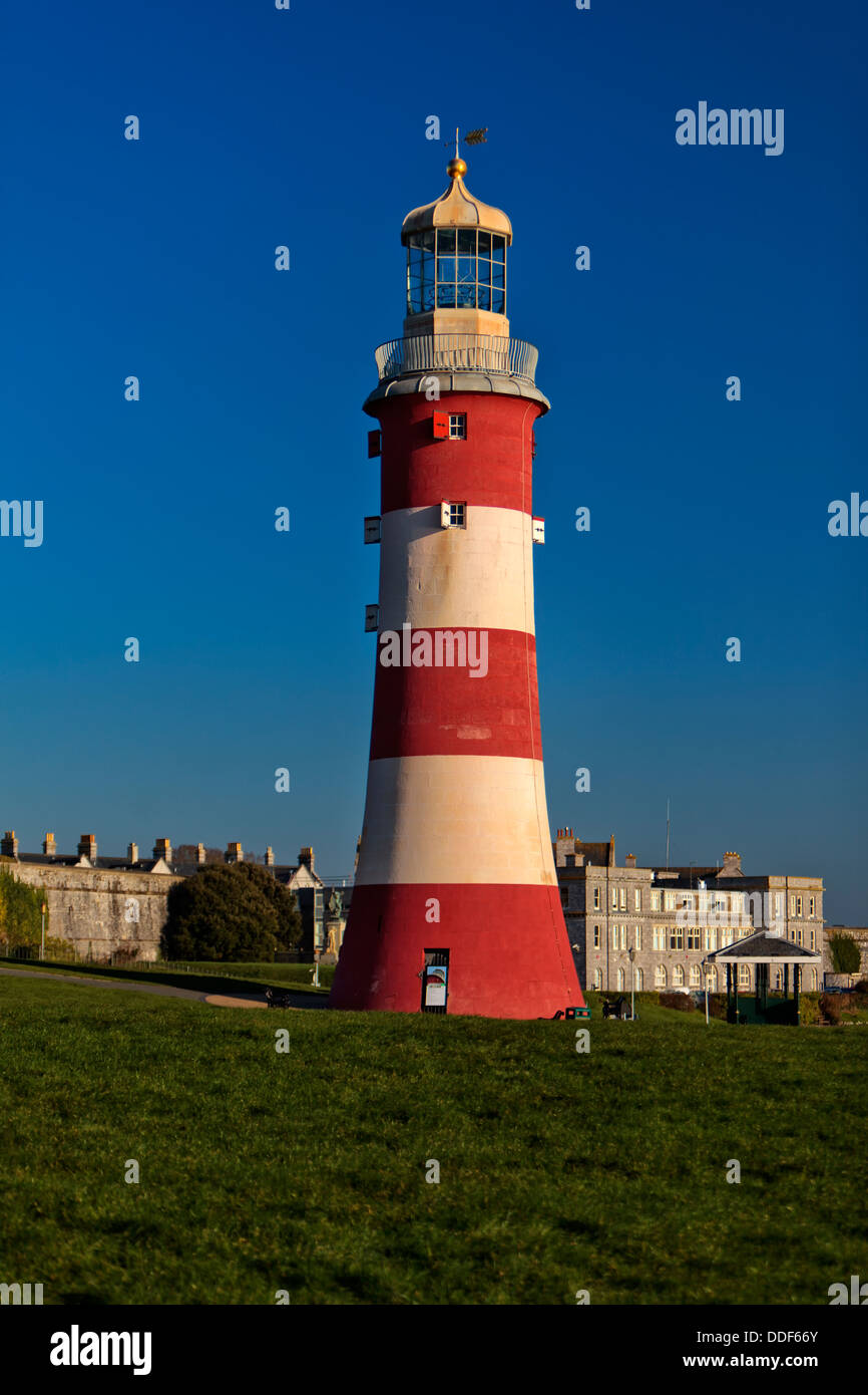 Smeaton's Tower Lighthouse Stock Photo - Alamy