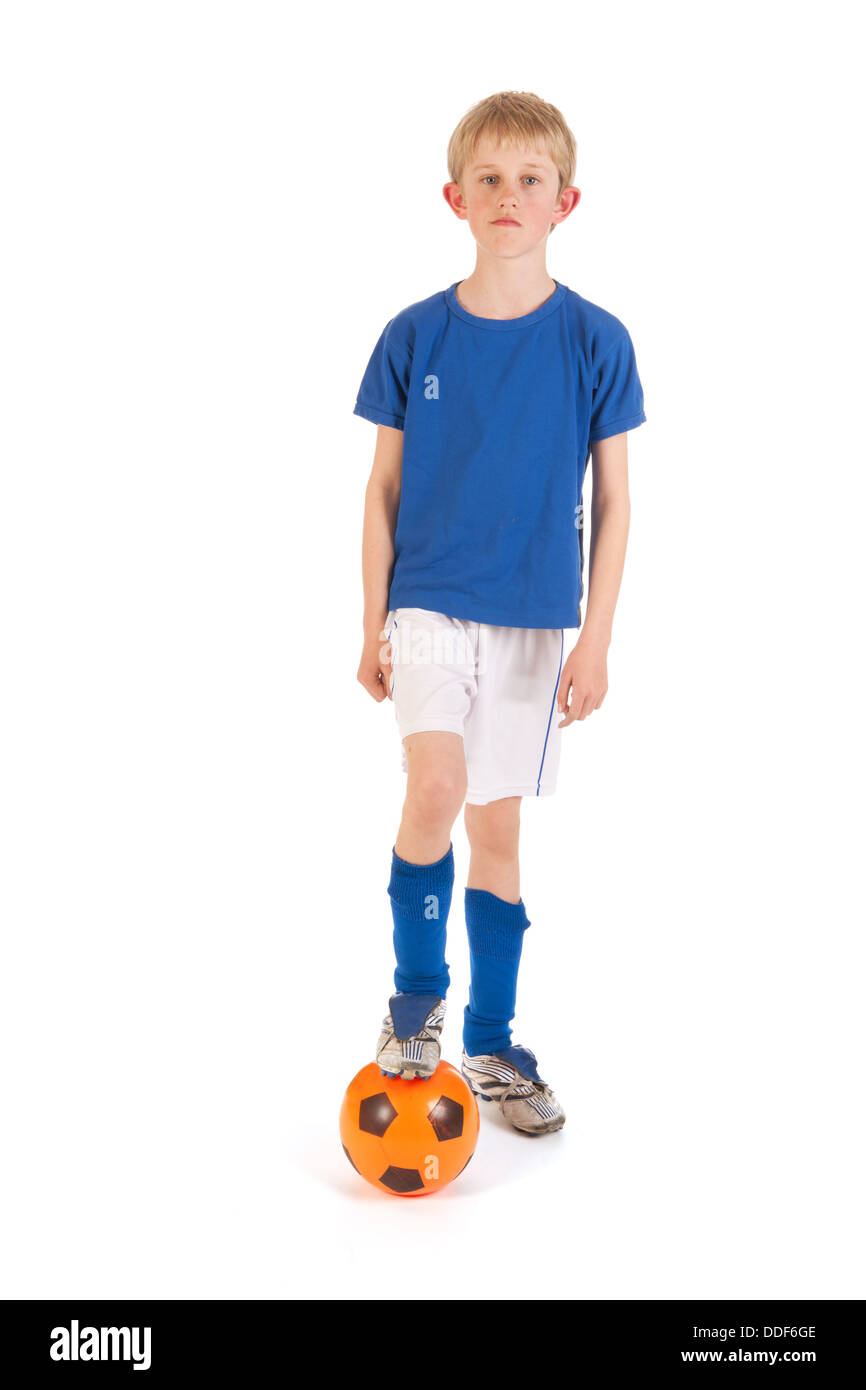 Little boy as soccer player Stock Photo - Alamy