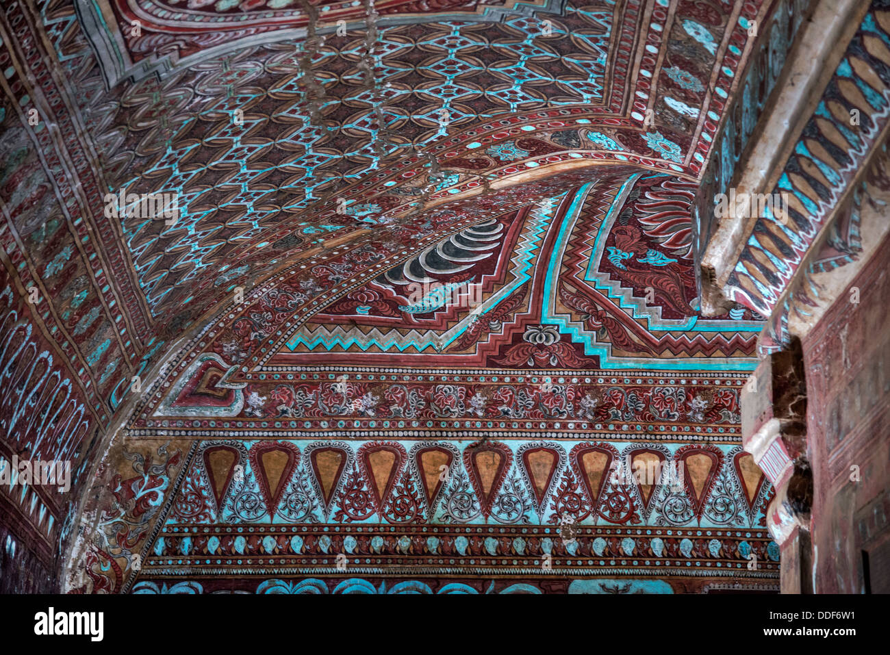 Interior of the Ananda Temple Bagan Myanmar Stock Photo, Royalty Free ...