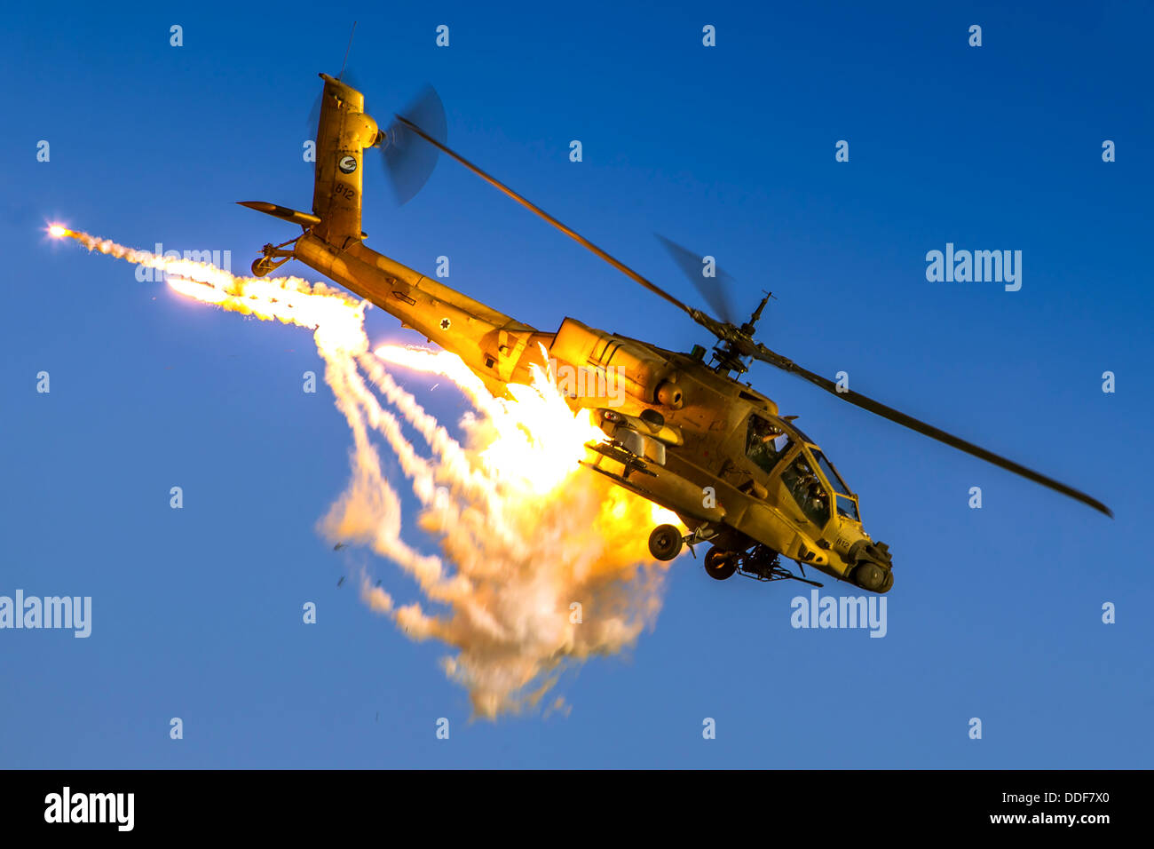 Israeli Air force (IAF) Boeing Apache AH-64A (Peten) Helicopter in ...