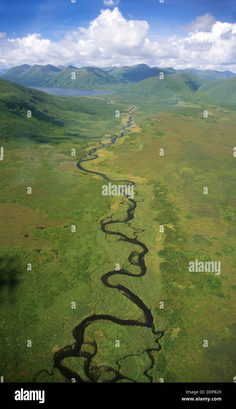 RED RIVER FROM THE AIR Stock Photo - Alamy