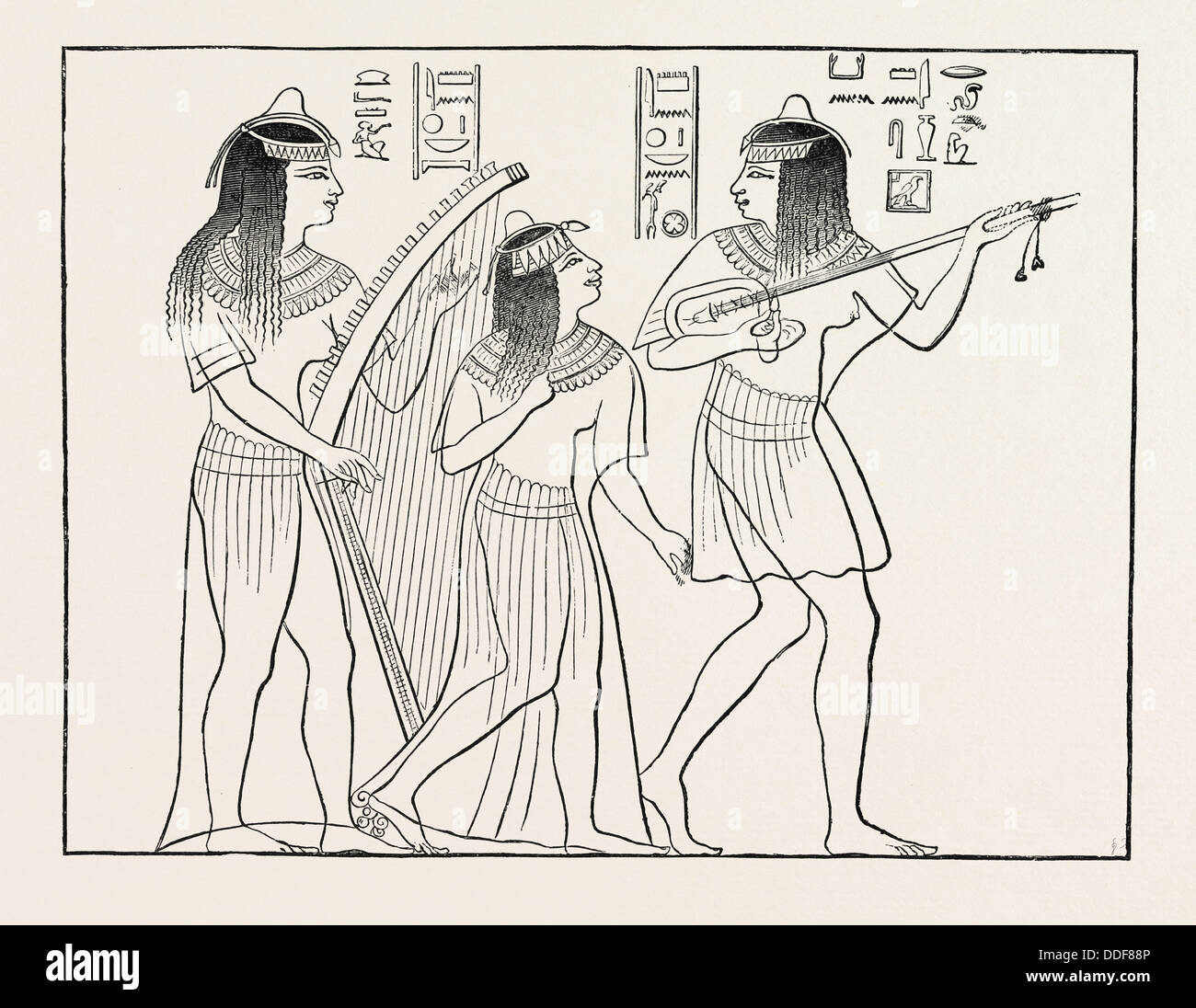 Egyptian musicians hi-res stock photography and images - Alamy