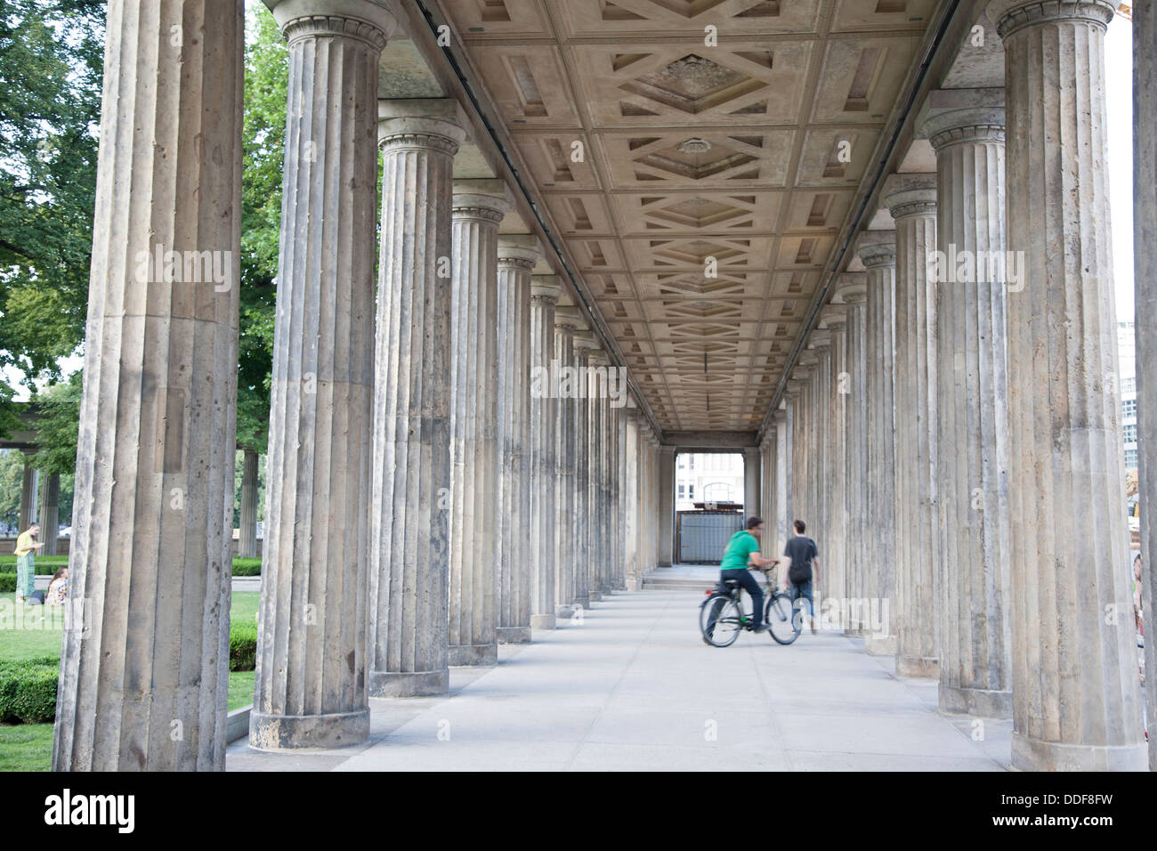 Archway at Altes Art Museum on Museumsinel, Berlin, Germany Stock Photo ...