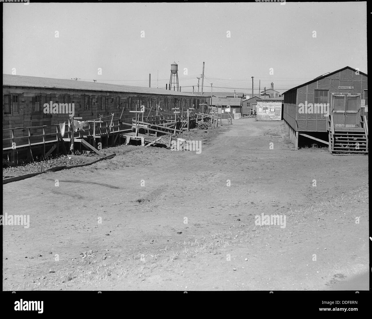 California another view of barracks at the tanforan assembly center hi ...