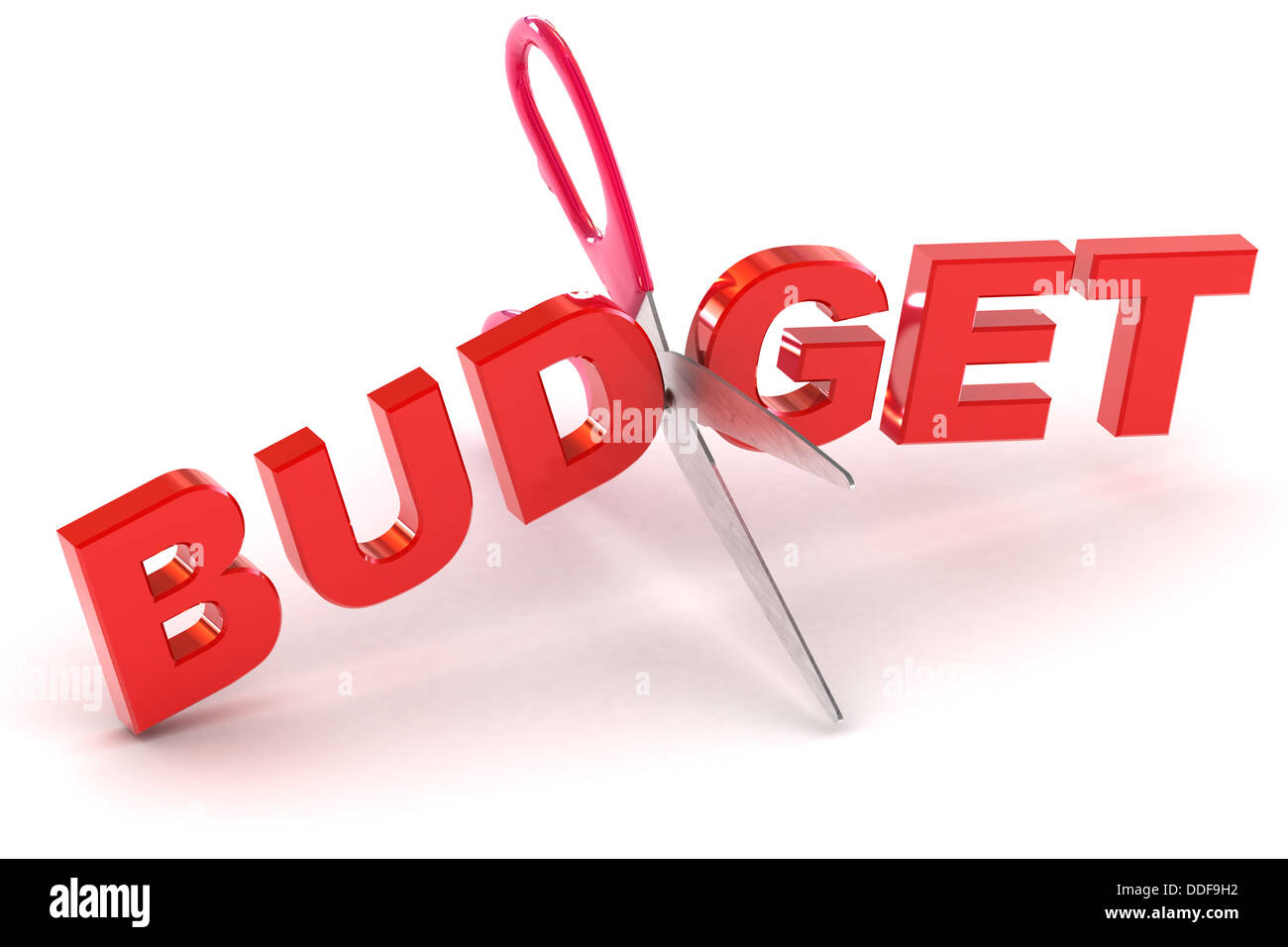 Budget cuts cartoon hi-res stock photography and images - Alamy