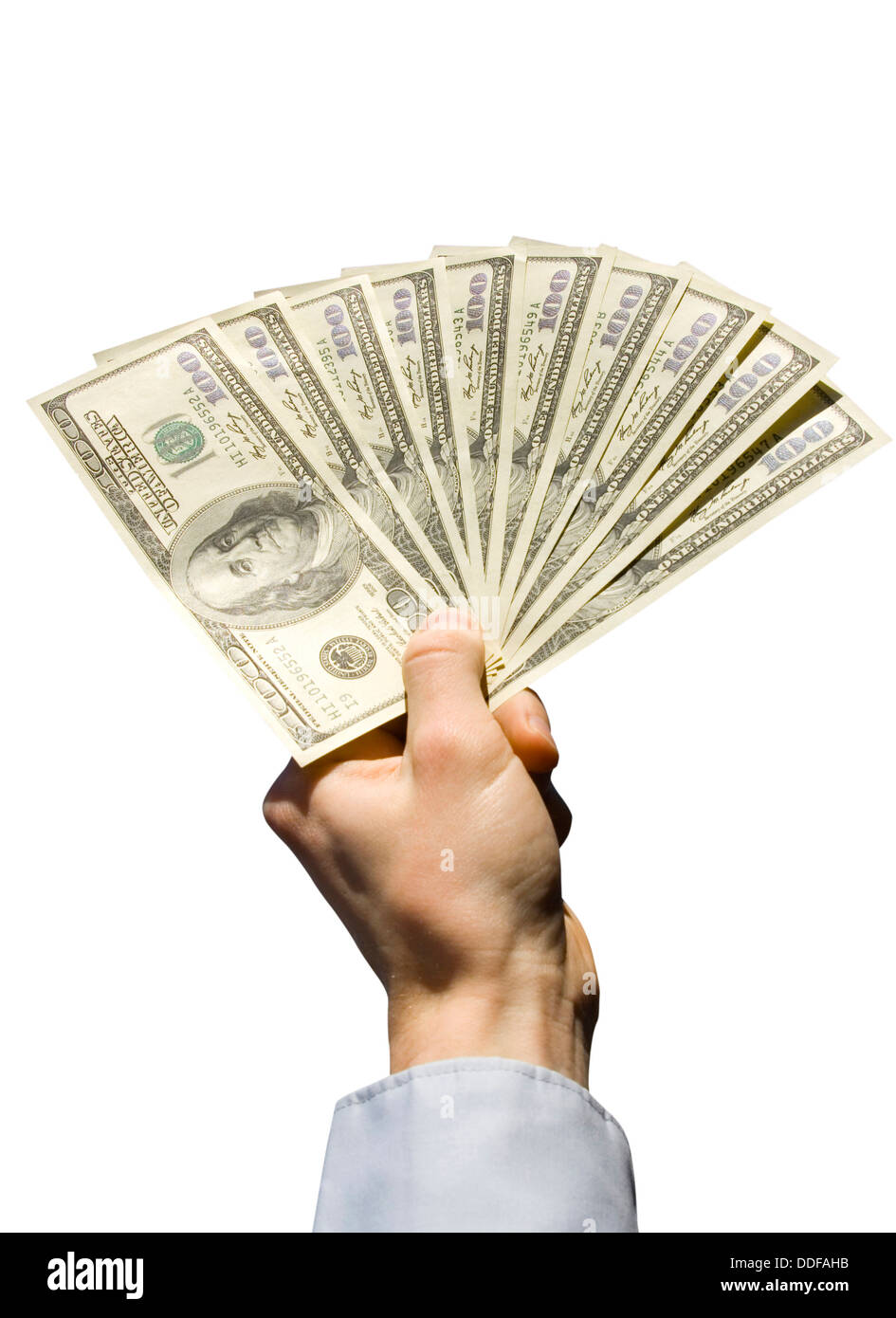 money in hand Stock Photo - Alamy