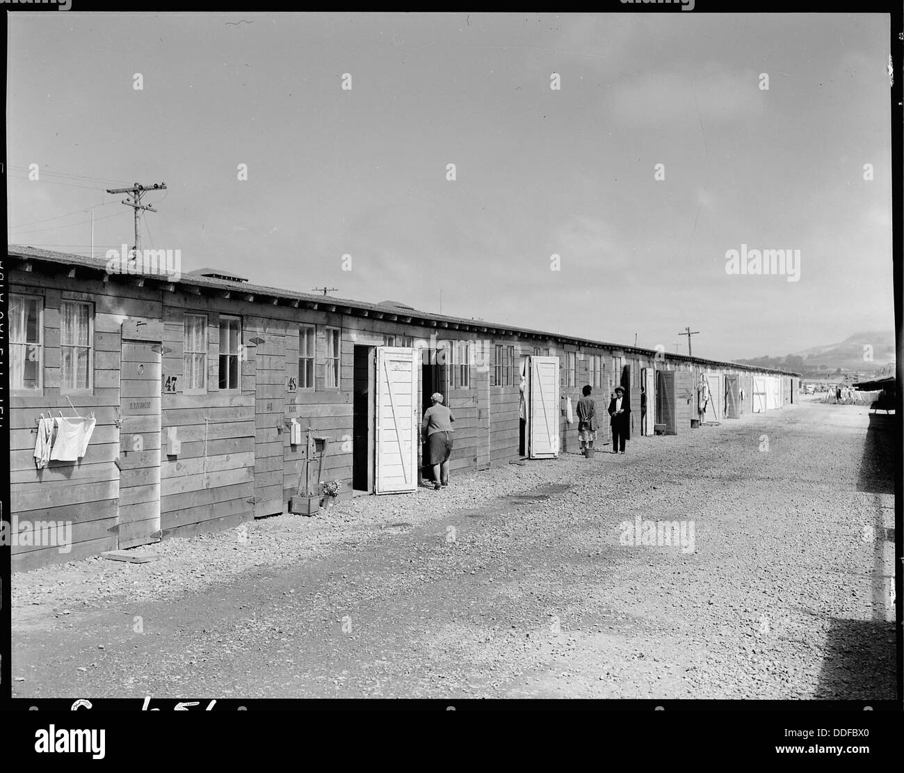 Army barracks 1940s hi-res stock photography and images - Alamy