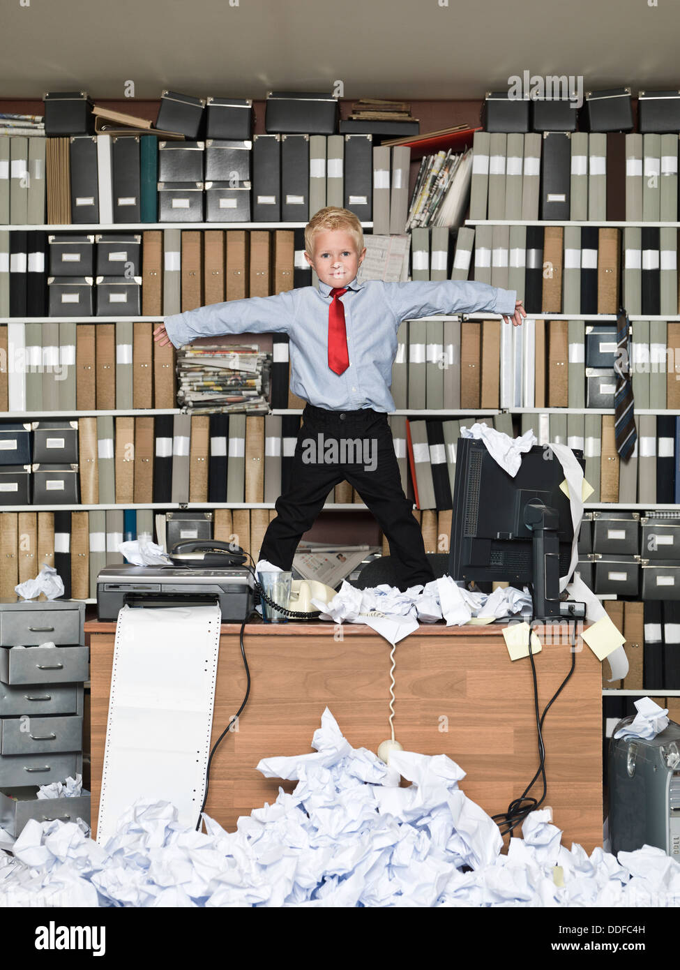 Standing on the table Stock Photo - Alamy