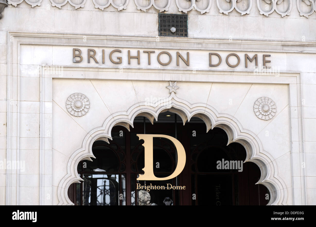 The Brighton Dome Theatre and Concert Hall Stock Photo - Alamy