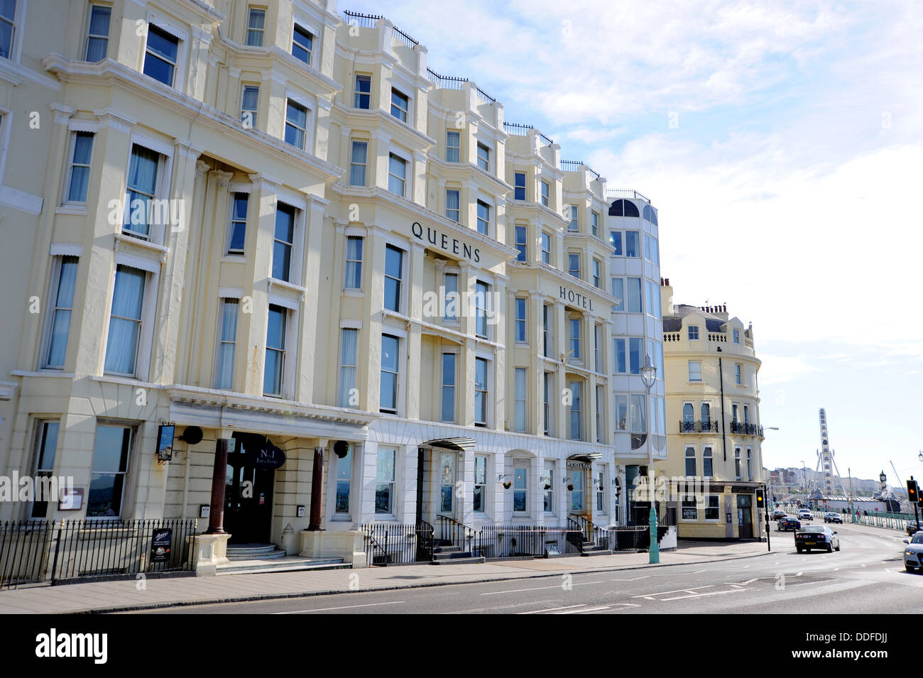The Queens Hotel on Brighton seafront UK Stock Photo - Alamy