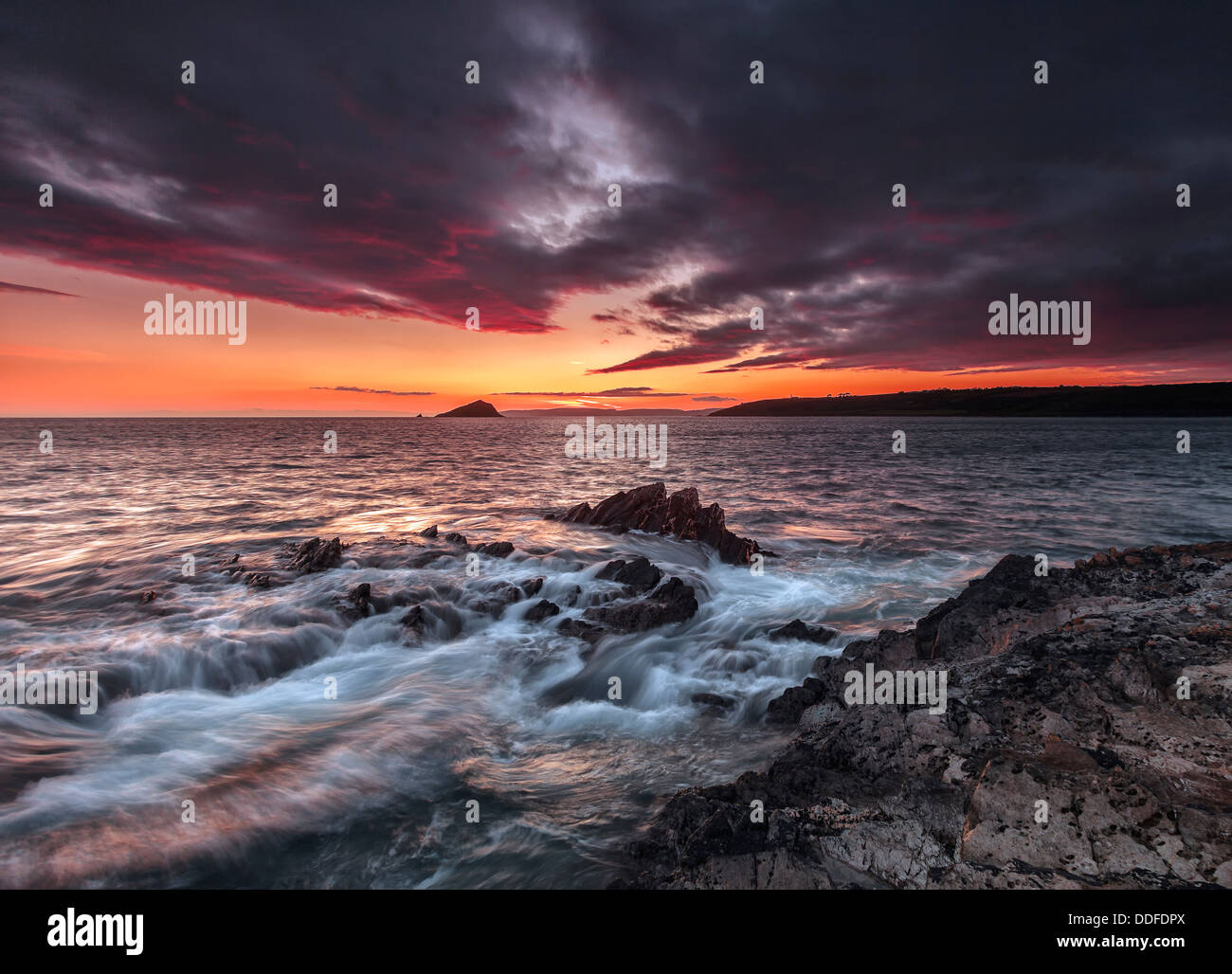 Silver Cove, Devon Stock Photo - Alamy