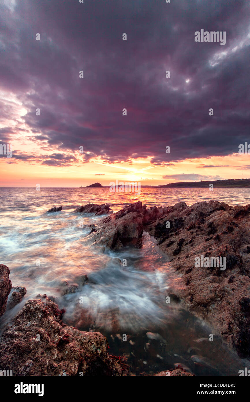 Silver Cove, Devon Stock Photo - Alamy