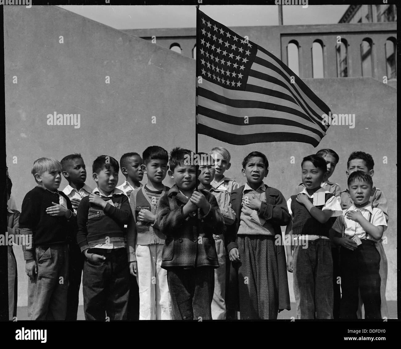 Pledge of allegiance usa school hi-res stock photography and images - Alamy