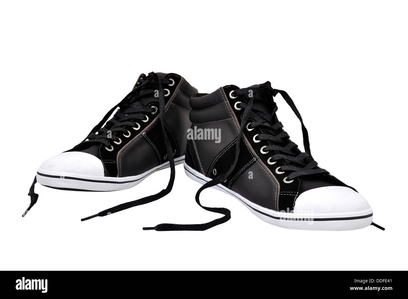 Untied shoes hi-res stock photography and images - Alamy