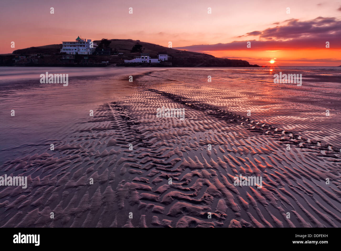 Bigbury on sea, Burgh Island Stock Photo - Alamy
