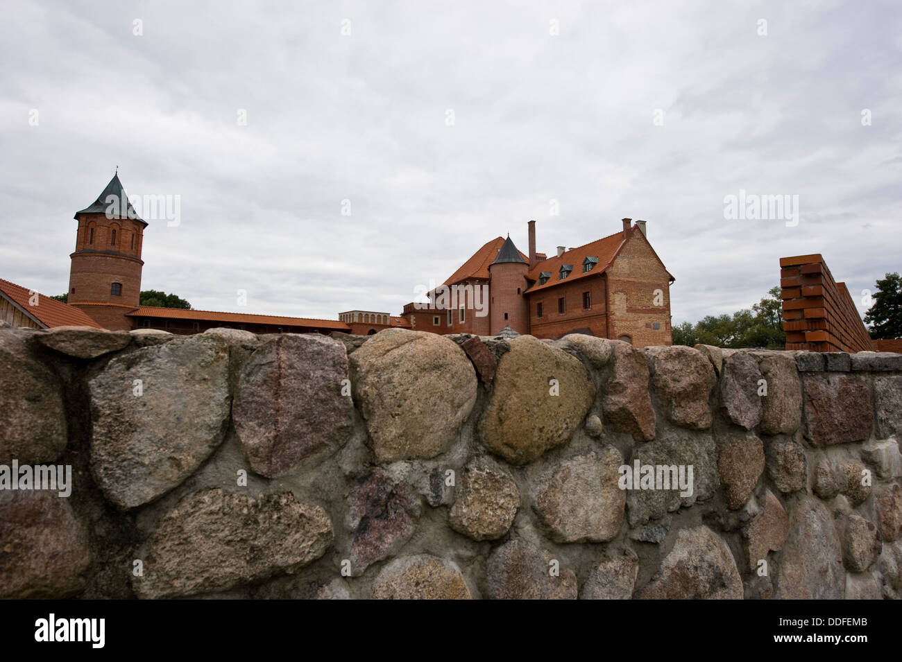 Reconstructed castle in Tykocin, north-eastern Poland Stock Photo - Alamy