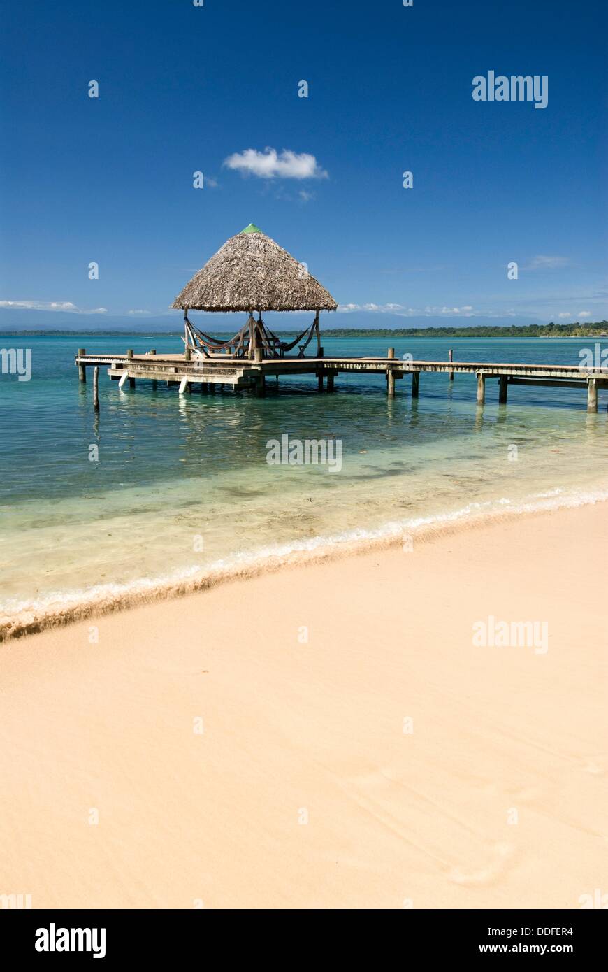 Boat dock, Isla Bastimentos, Bocas del Toro, Panama Stock Photo - Alamy
