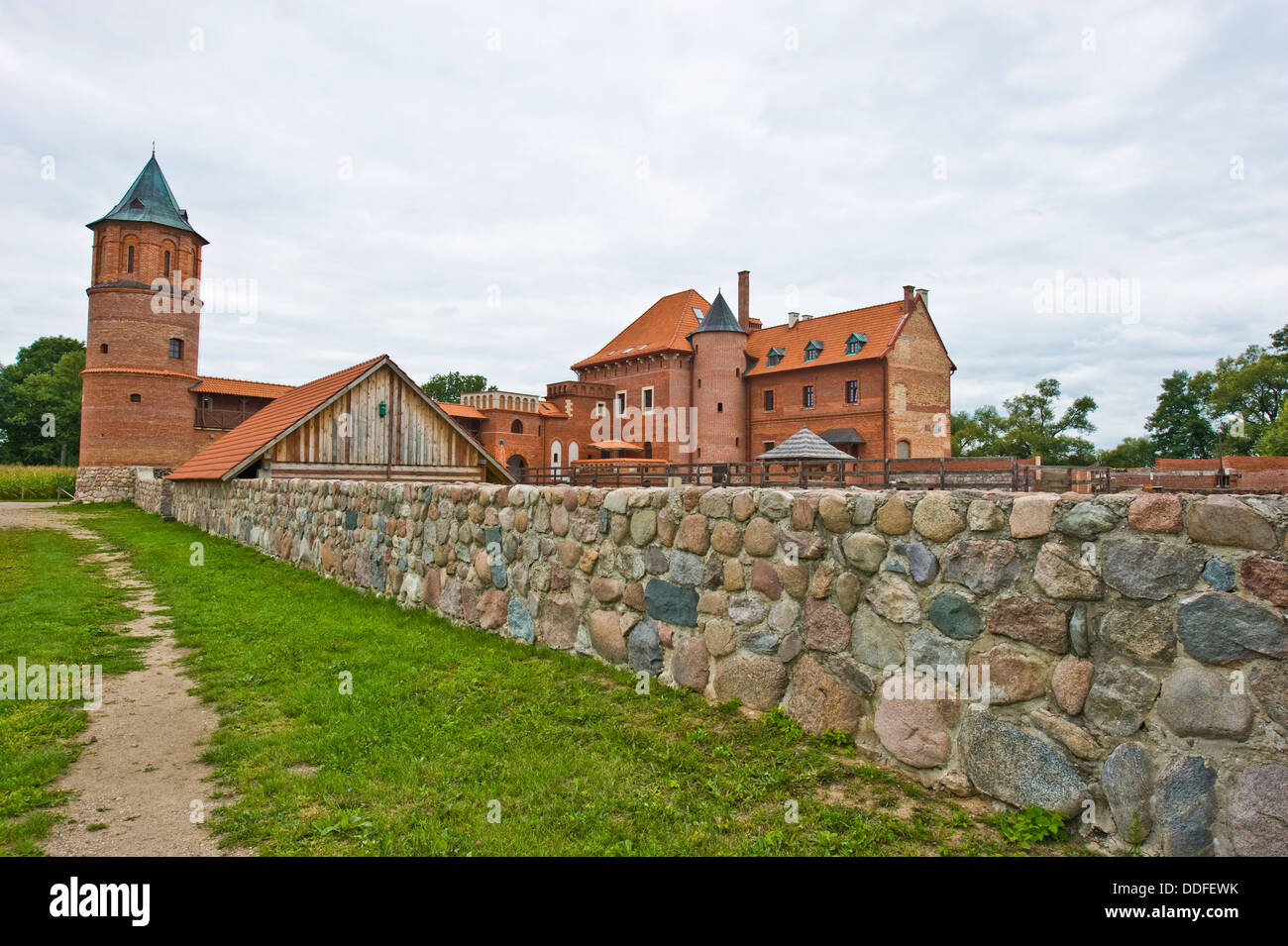 Reconstructed castle in Tykocin, north-eastern Poland Stock Photo - Alamy