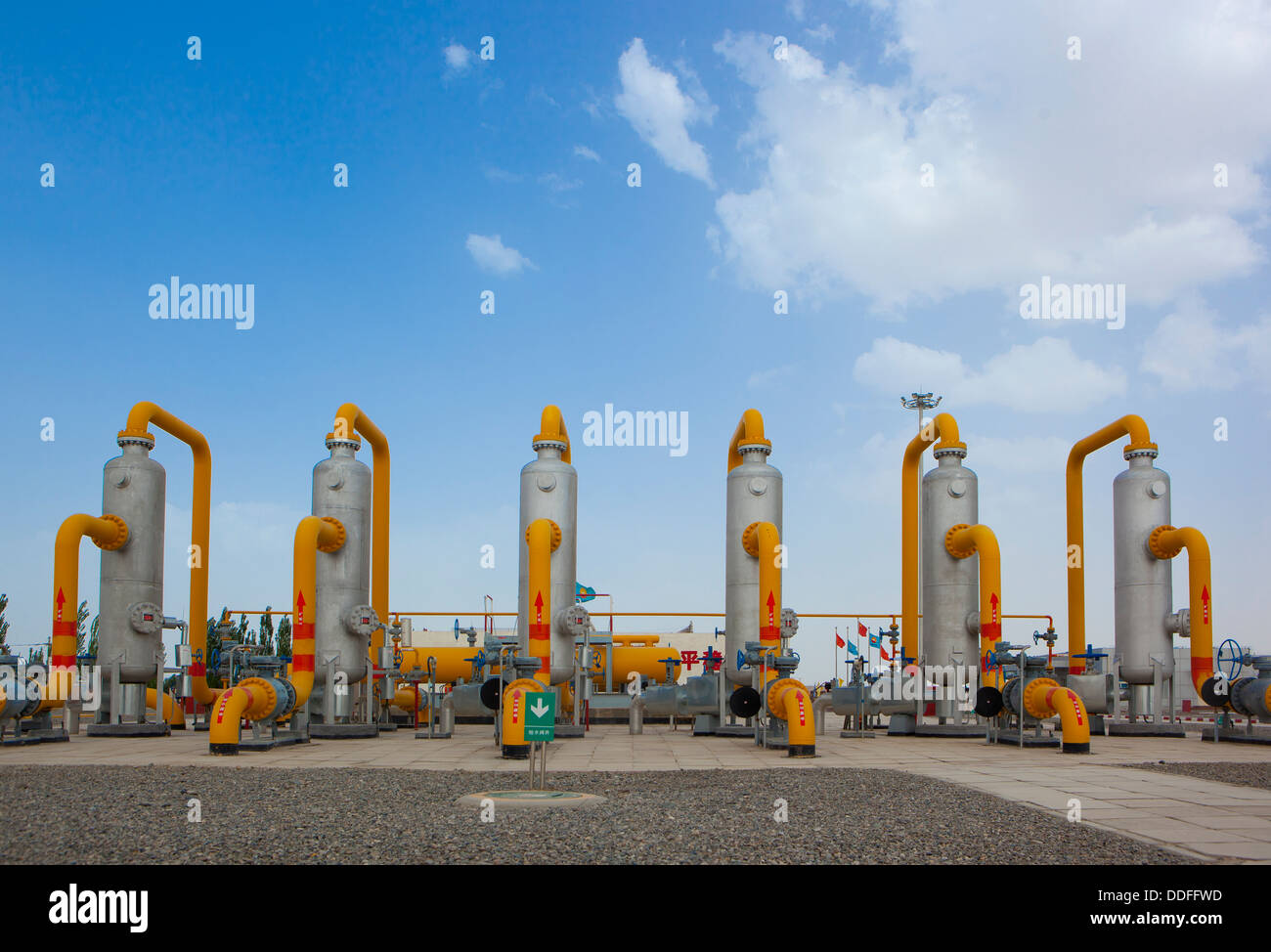 Natural gas pipeline Stock Photo - Alamy
