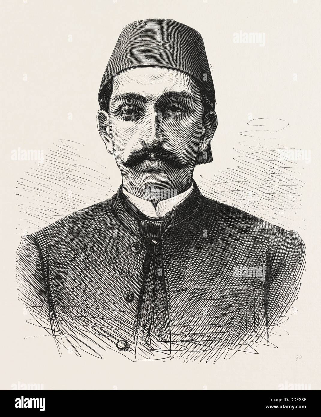 THE NEW SULTAN OF TURKEY, HAMID II, ENGRAVING 1876 Stock Photo - Alamy