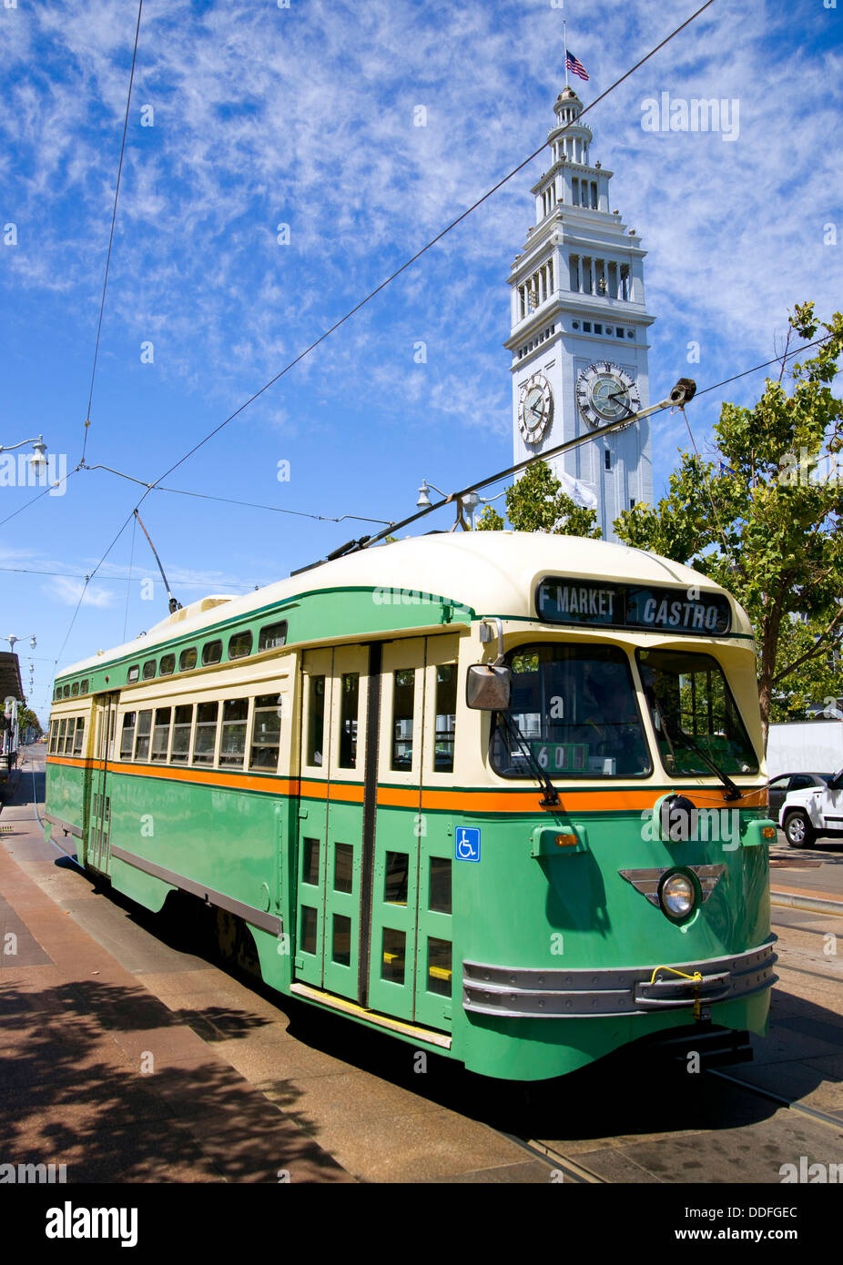 Trolley at Marketplace Stock Photo - Alamy