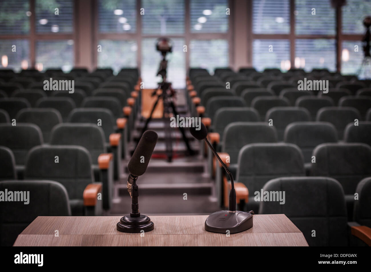 conference room - rows of empty seats texture Stock Photo - Alamy