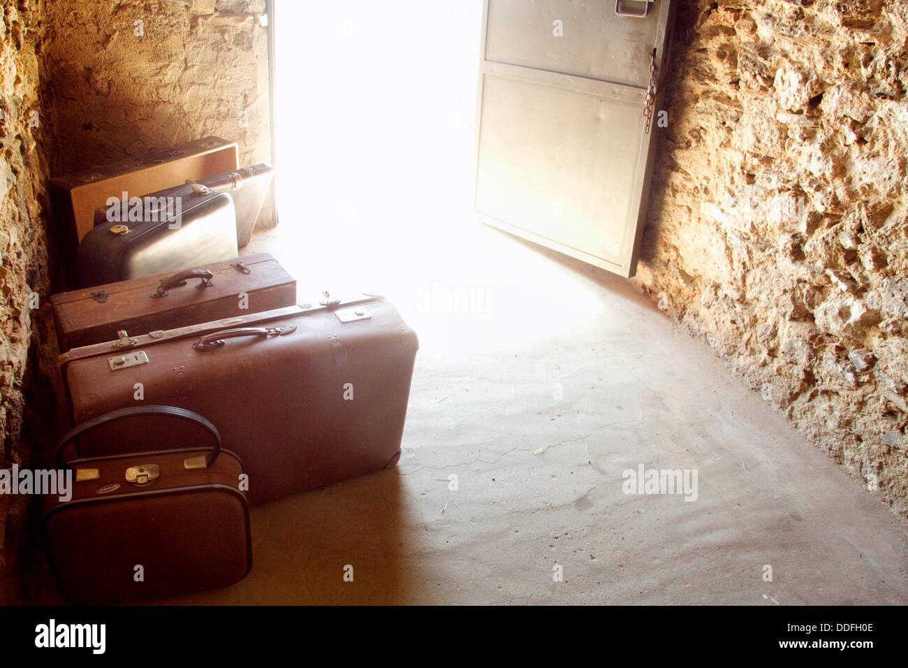 Dented suitcase hi-res stock photography and images - Alamy